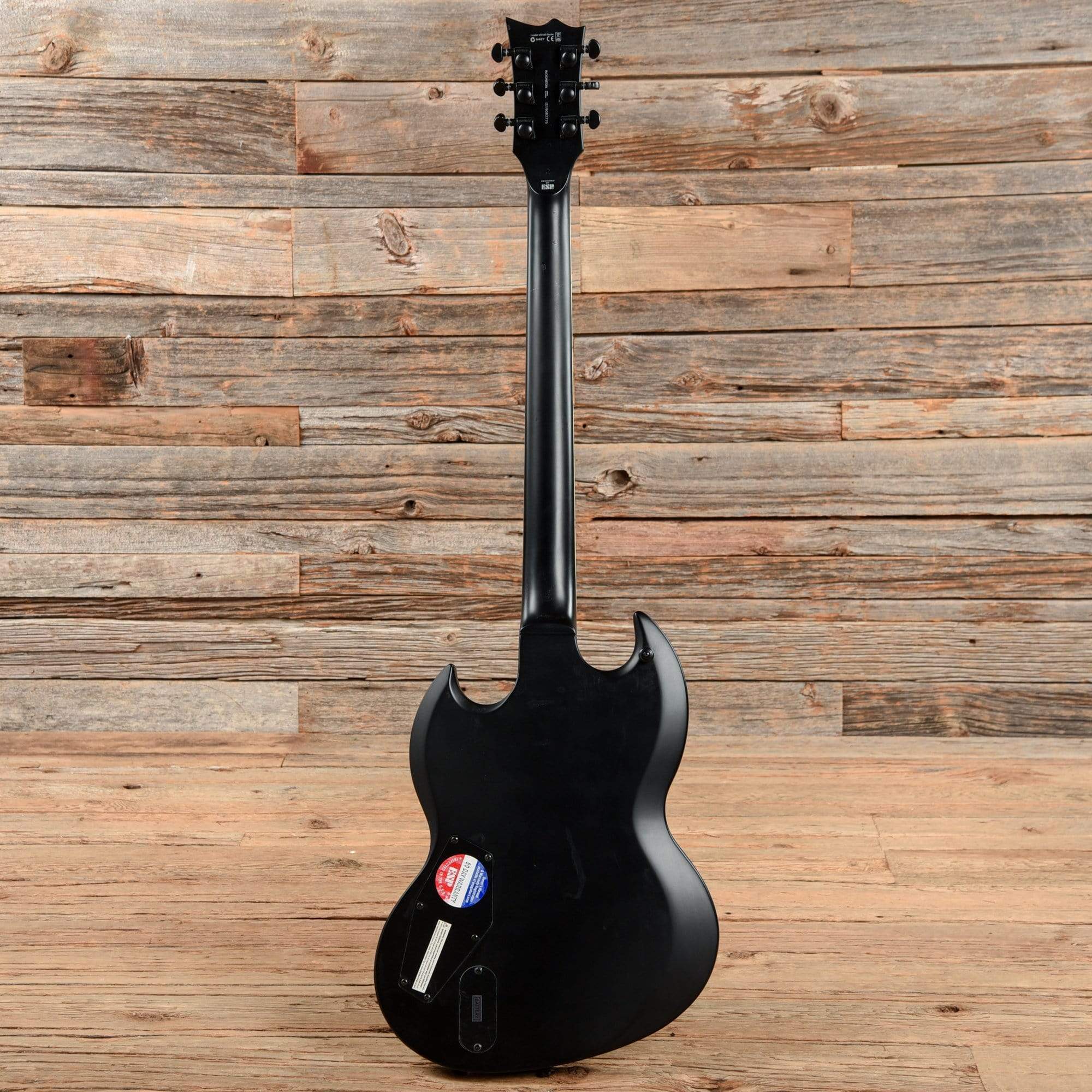 ESP LTD Viper-400 Baritone Black Satin 2019 – Chicago Music Exchange