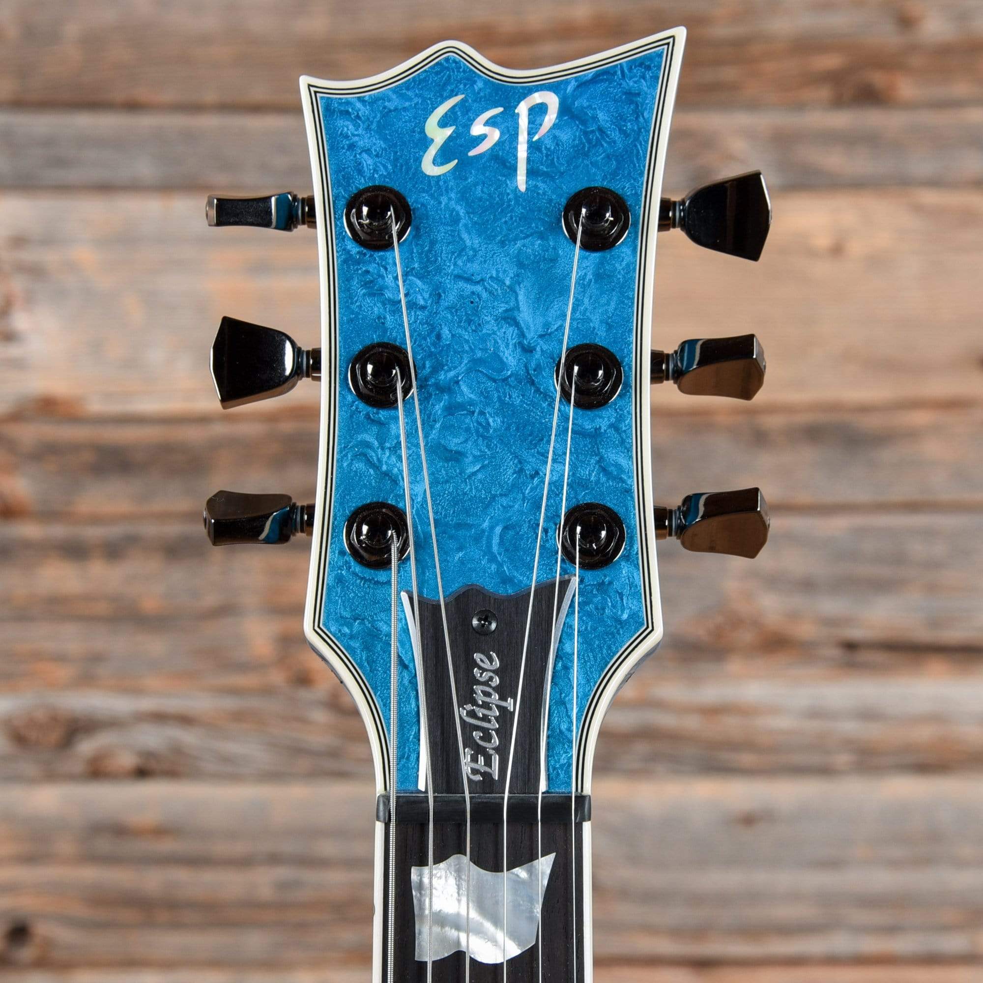 ESP Original Eclipse Custom Blue Liquid Metal 2019 – Chicago Music Exchange