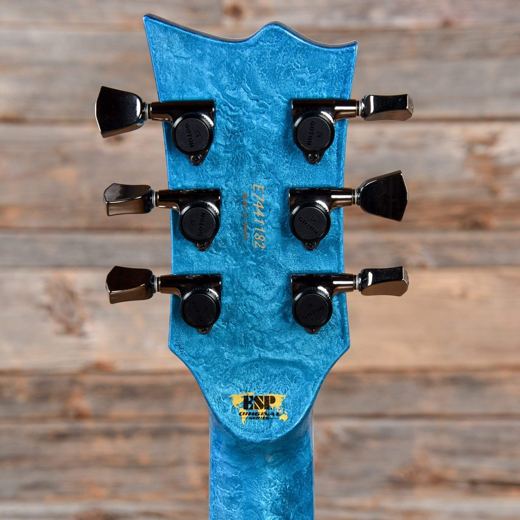 ESP Original Eclipse Custom Blue Liquid Metal 2019 – Chicago Music Exchange
