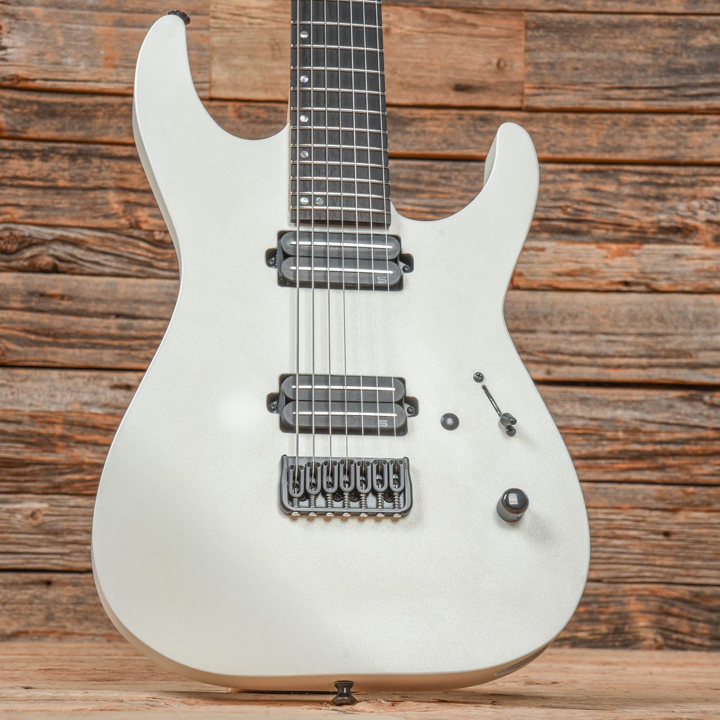 ESP USA Custom M7 Baritone White – Chicago Music Exchange