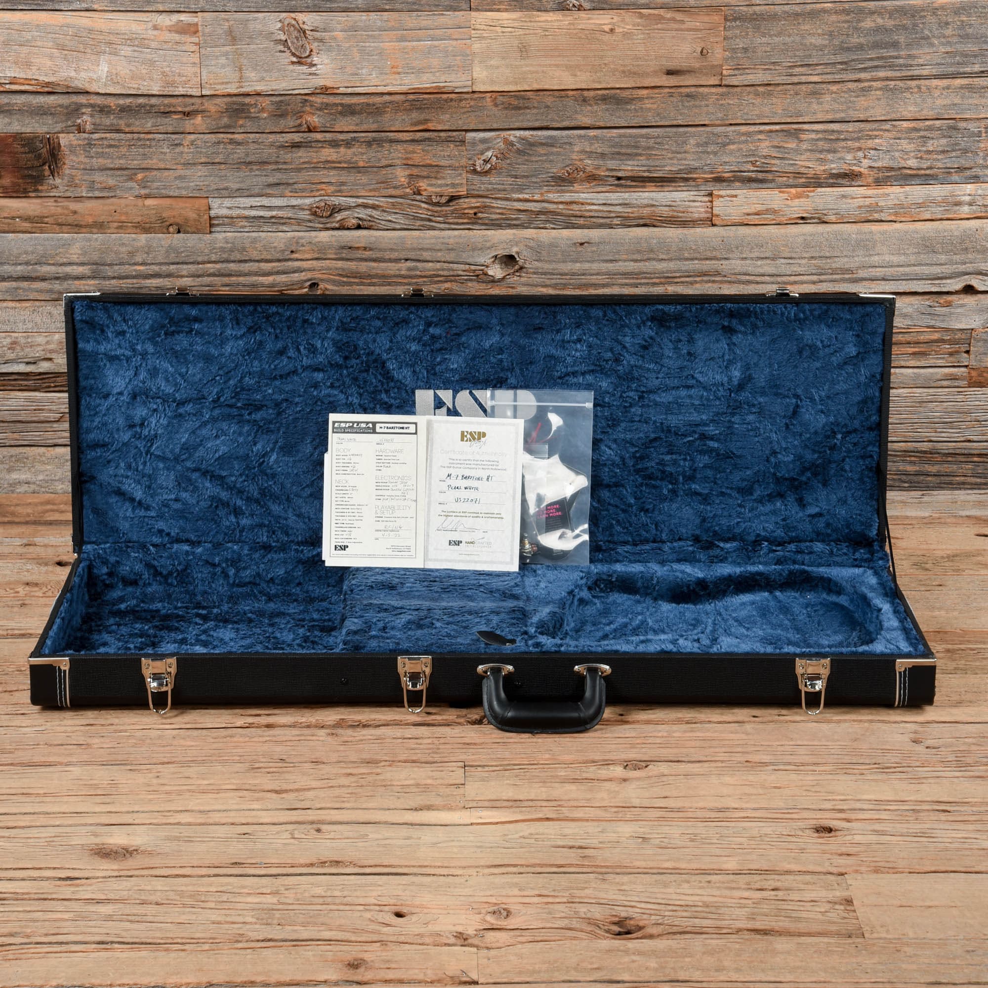 ESP USA Custom M7 Baritone White – Chicago Music Exchange