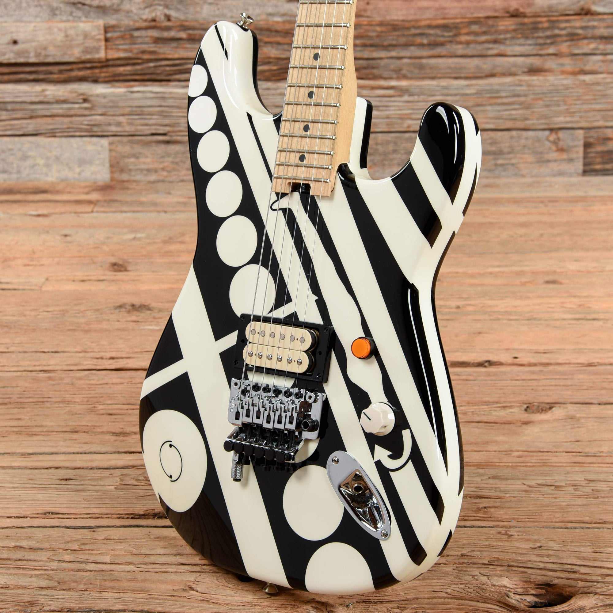 EVH Striped Series "Circles/See Ya" Black and White Crop Circles Graph ...