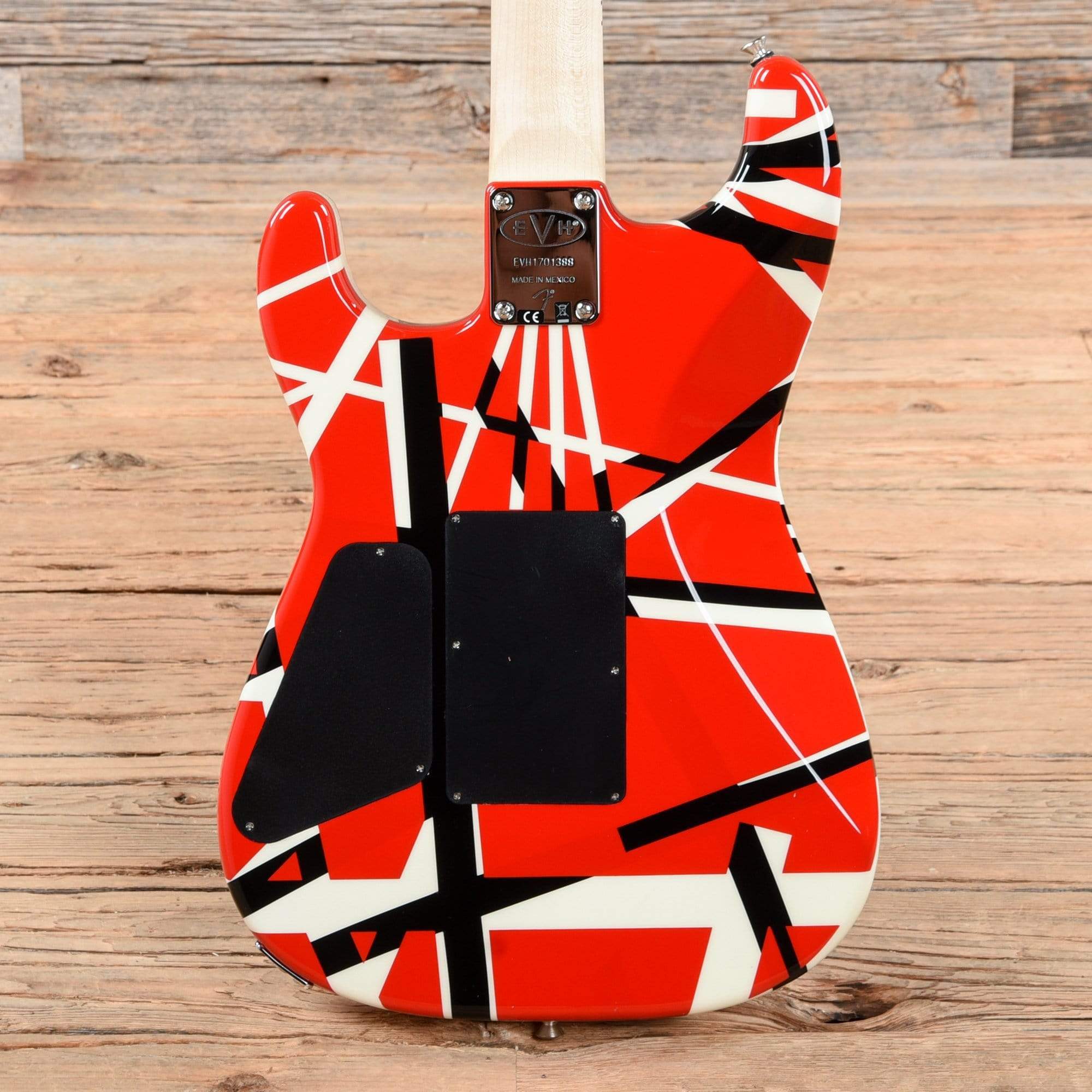 EVH Striped Series Electric Guitar Red/Black/White 2017 – Chicago Music ...