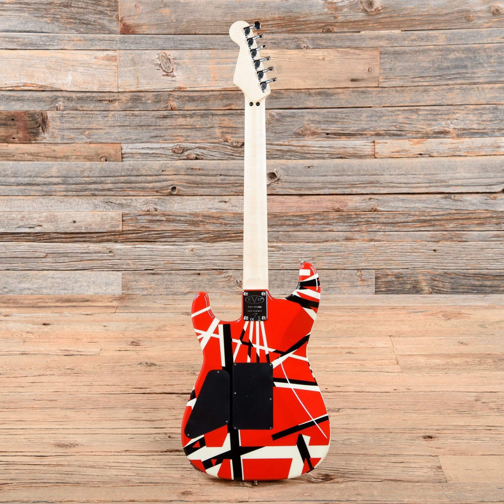 EVH Striped Series Electric Guitar Red/Black/White 2017 – Chicago Music ...