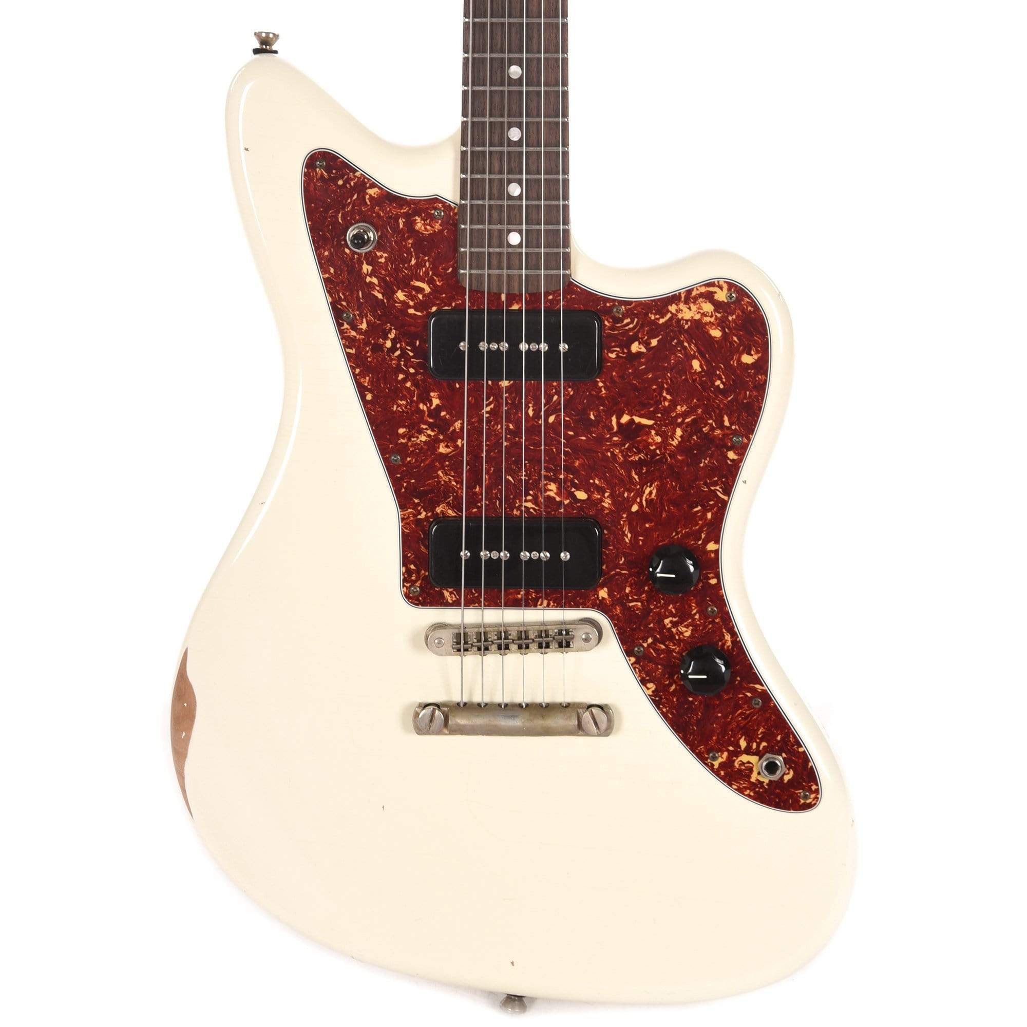 Fano Standard JM6 Olympic White Distressed w/P90 Pickups – Chicago ...