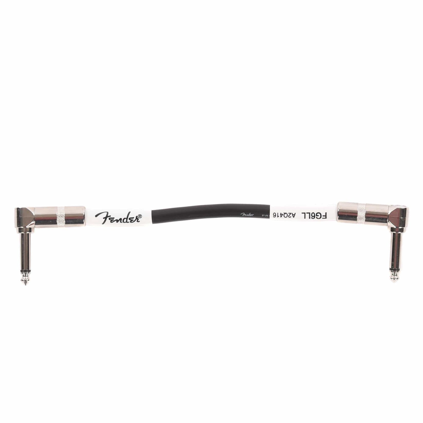 Fender Custom Shop 6" Instrument Patch Cable A/A Black – Chicago Music ...