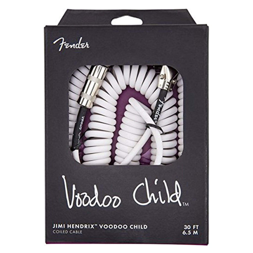 Fender Jimi Hendrix Voodoo Child 30' Cable White – Chicago Music Exchange