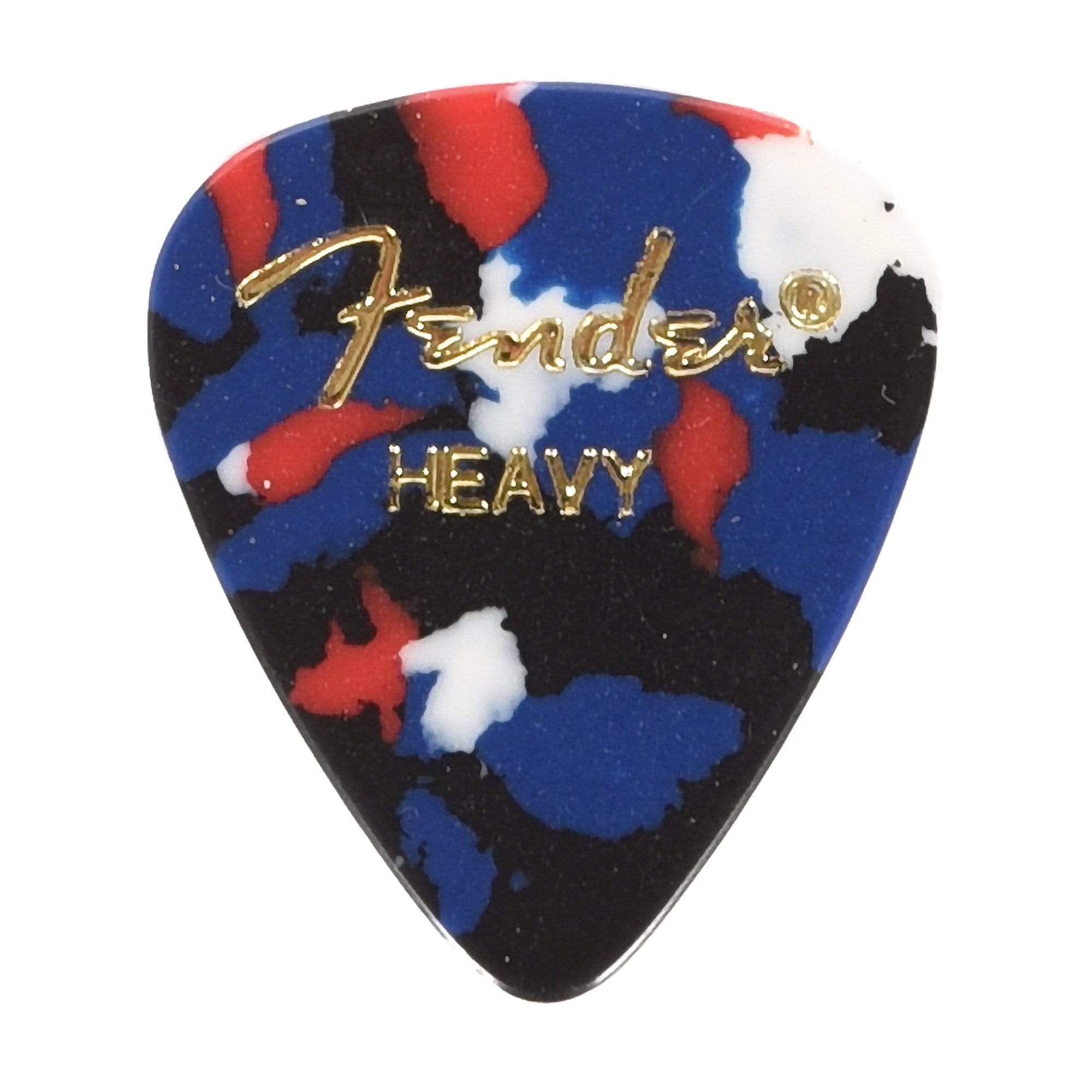 Fender 351 Pick Pack (12) Confetti Heavy – Chicago Music Exchange