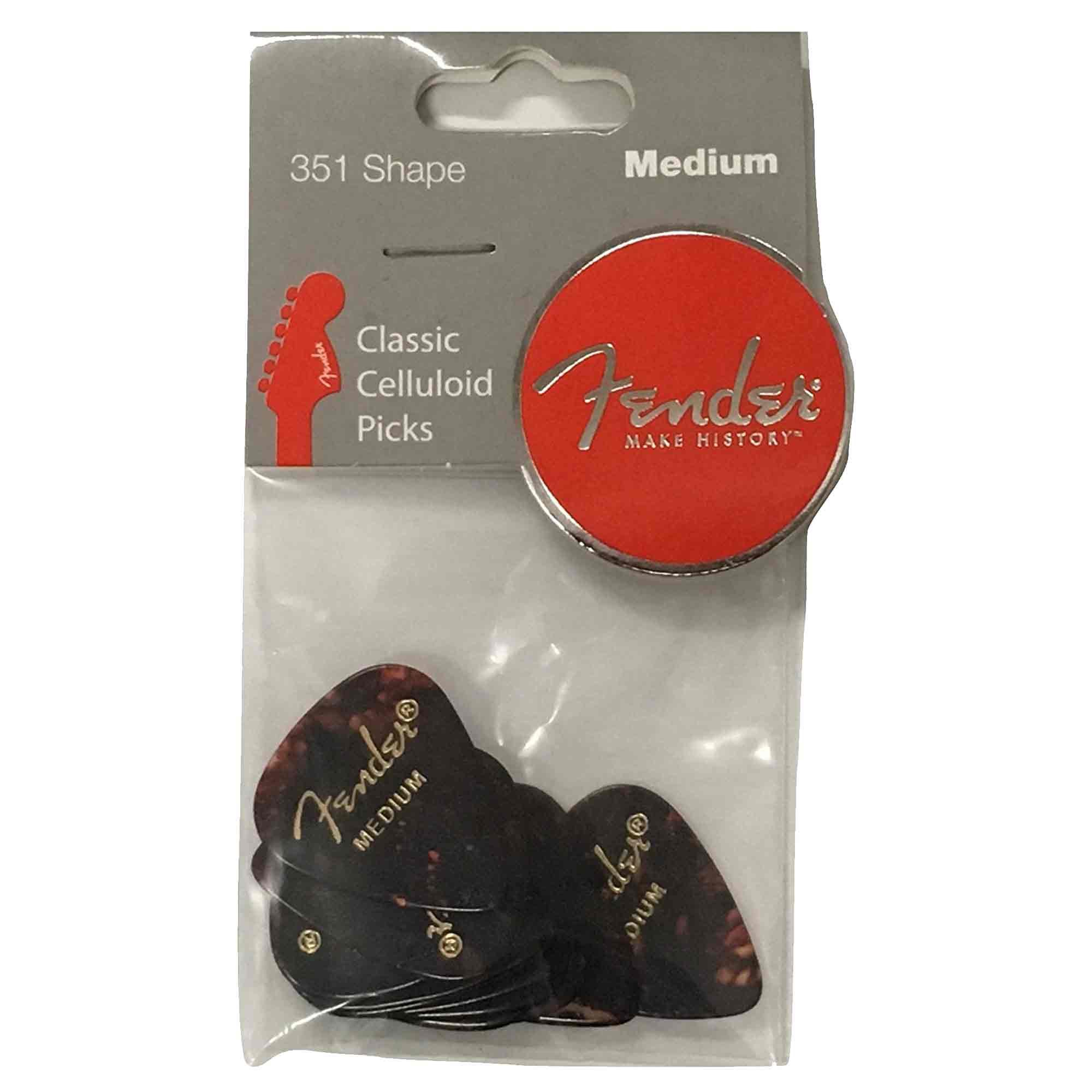 Fender 351 Pick Pack (12) Shell Medium – Chicago Music Exchange