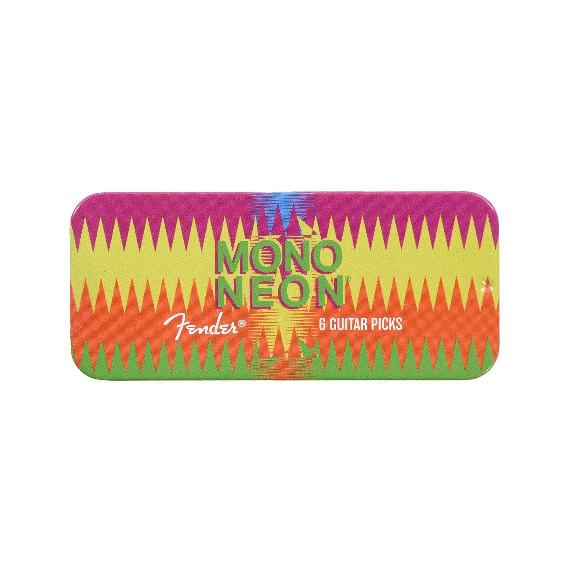 Fender MonoNeon Pick Tin Medium Set of 6 – Chicago Music Exchange