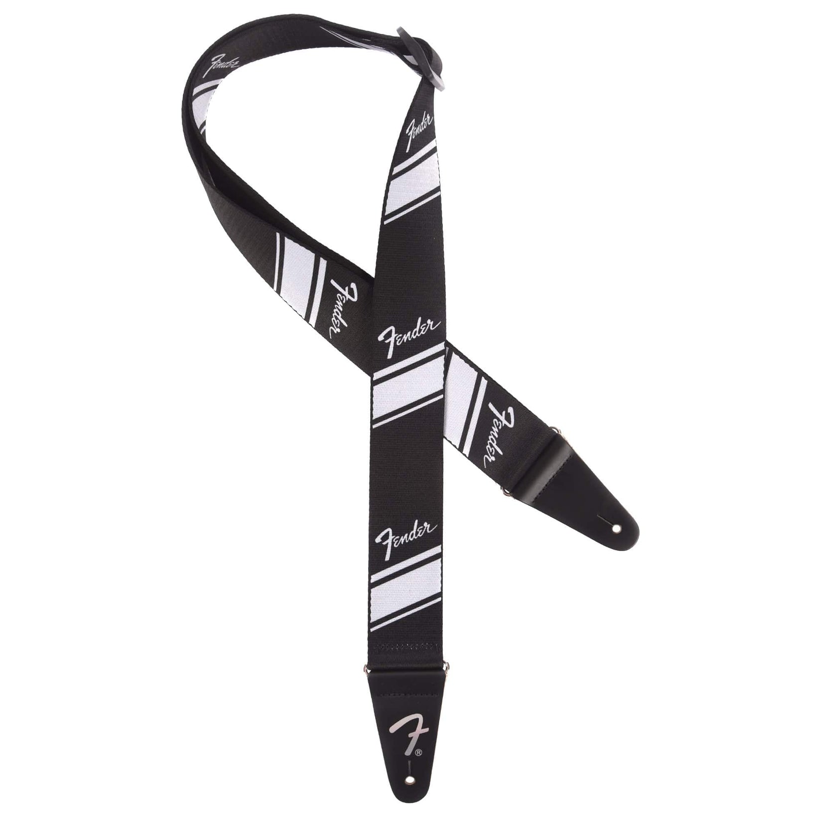 Fender 2" Competition Stripe Strap Silver – Chicago Music Exchange