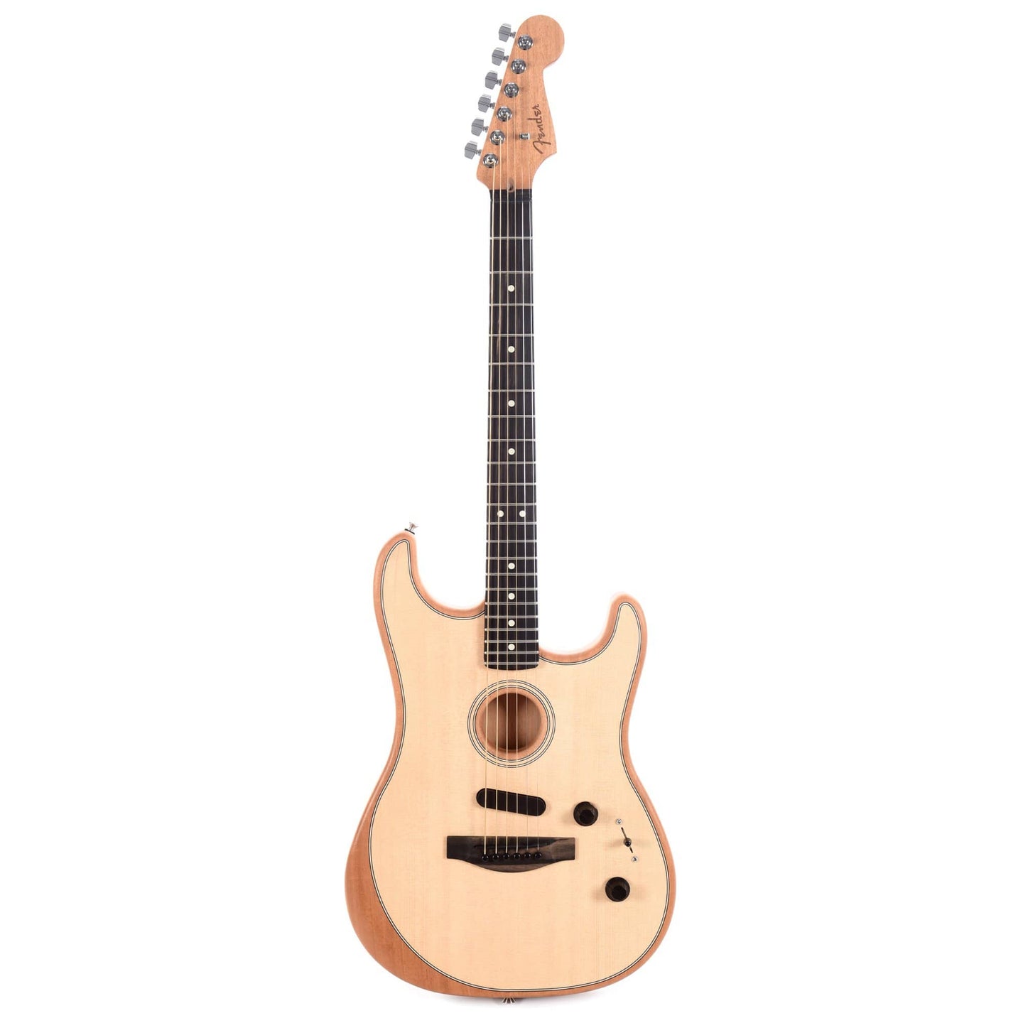 Fender Acoustasonic Stratocaster Natural – Chicago Music Exchange