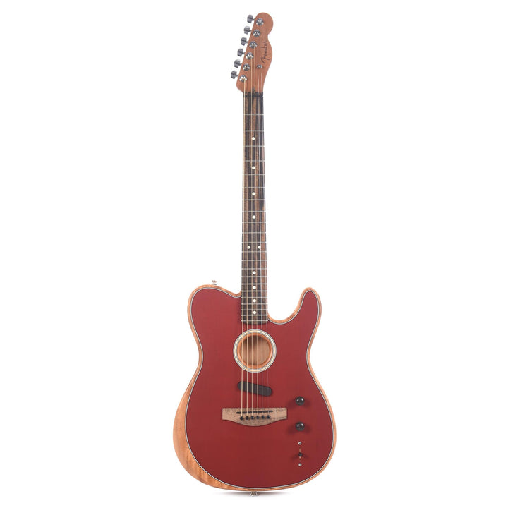 Fender American Acoustasonic Telecaster Crimson Red – Chicago Music ...