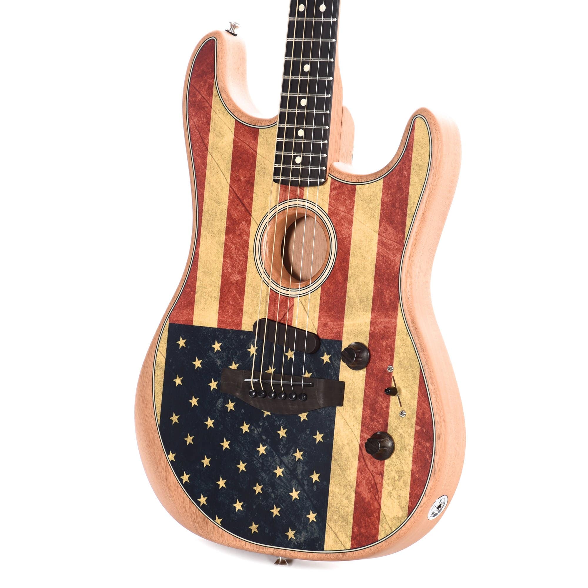 Fender Limited Edition Acoustasonic Stratocaster American Flag ...