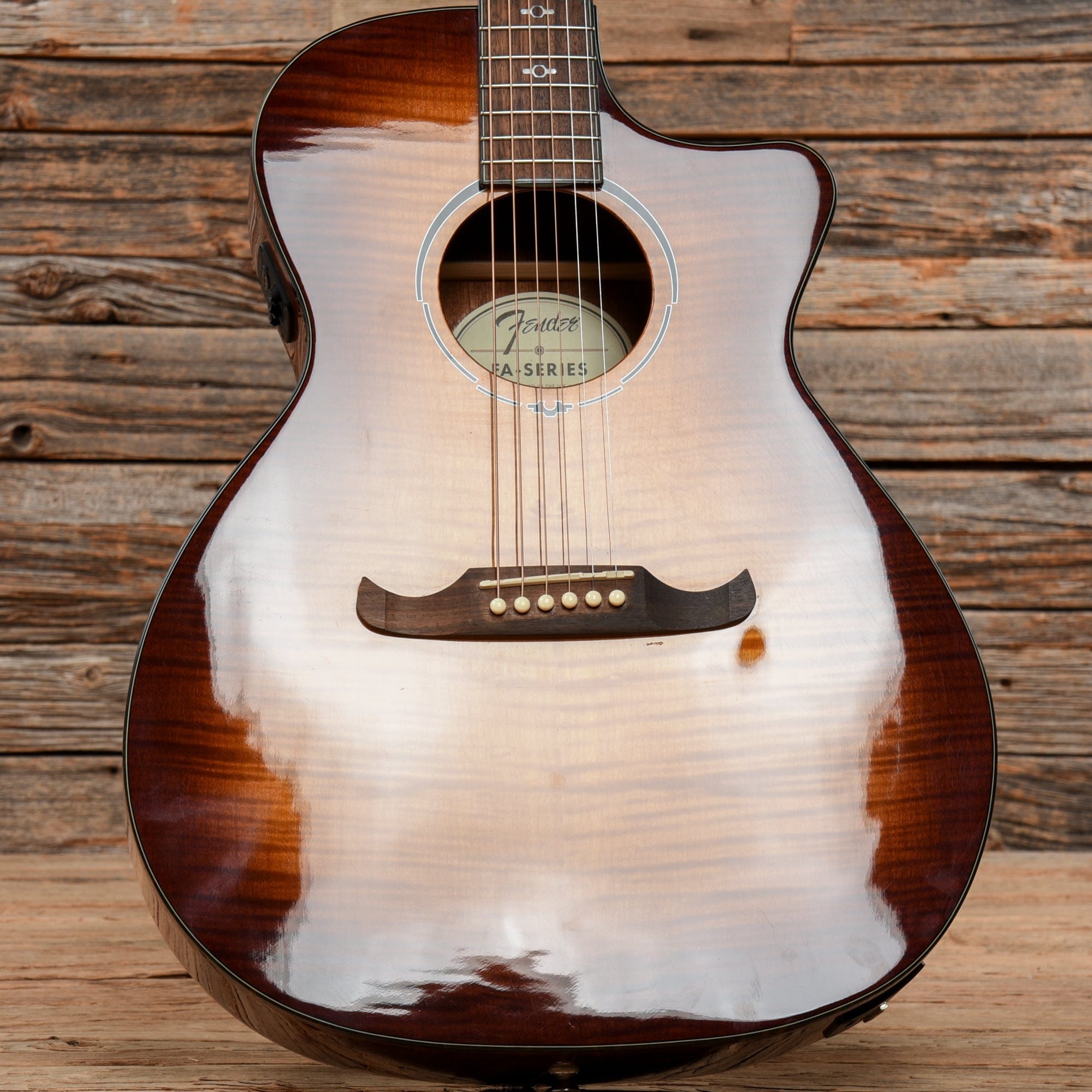 Fender FA-345CE Auditorium Tea Burst 2018 – Chicago Music Exchange