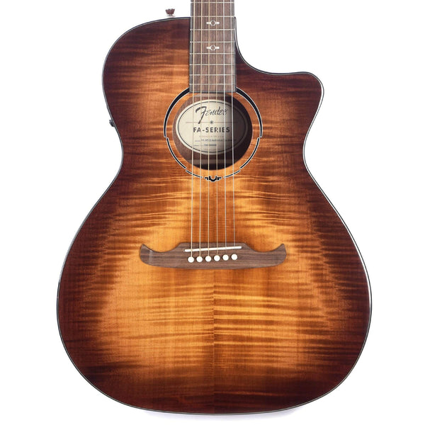 Fender FA-345CE Auditorium Acoustic-Electric Tea Burst – Chicago Music ...