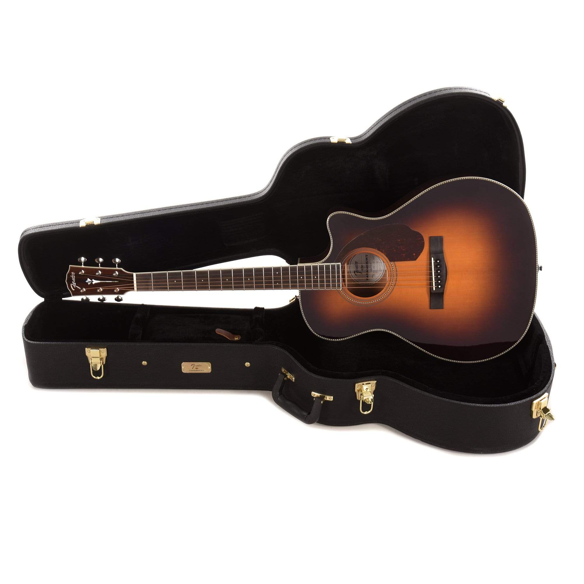 Fender PM-4CE Auditorium Limited Acoustic Sunburst – Chicago Music Exchange