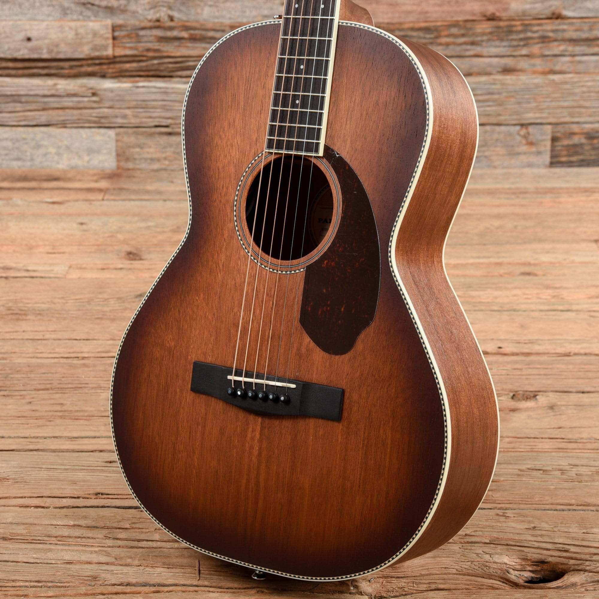 Fender Paramount PM-2E Parlor Limited Antique Cognac Burst 2019 ...