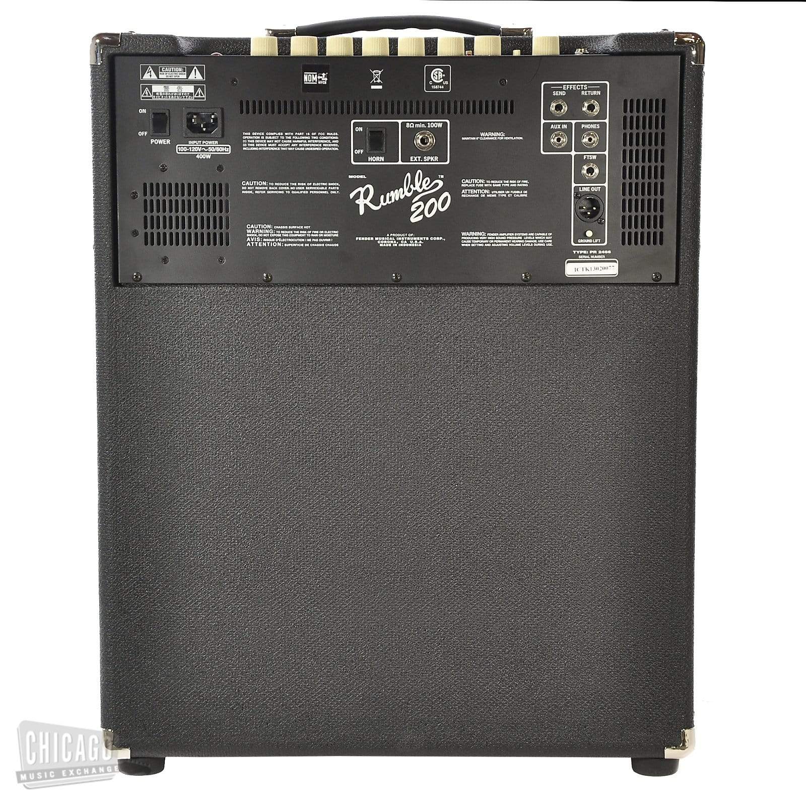 Fender Rumble 200 Bass Combo – Chicago Music Exchange