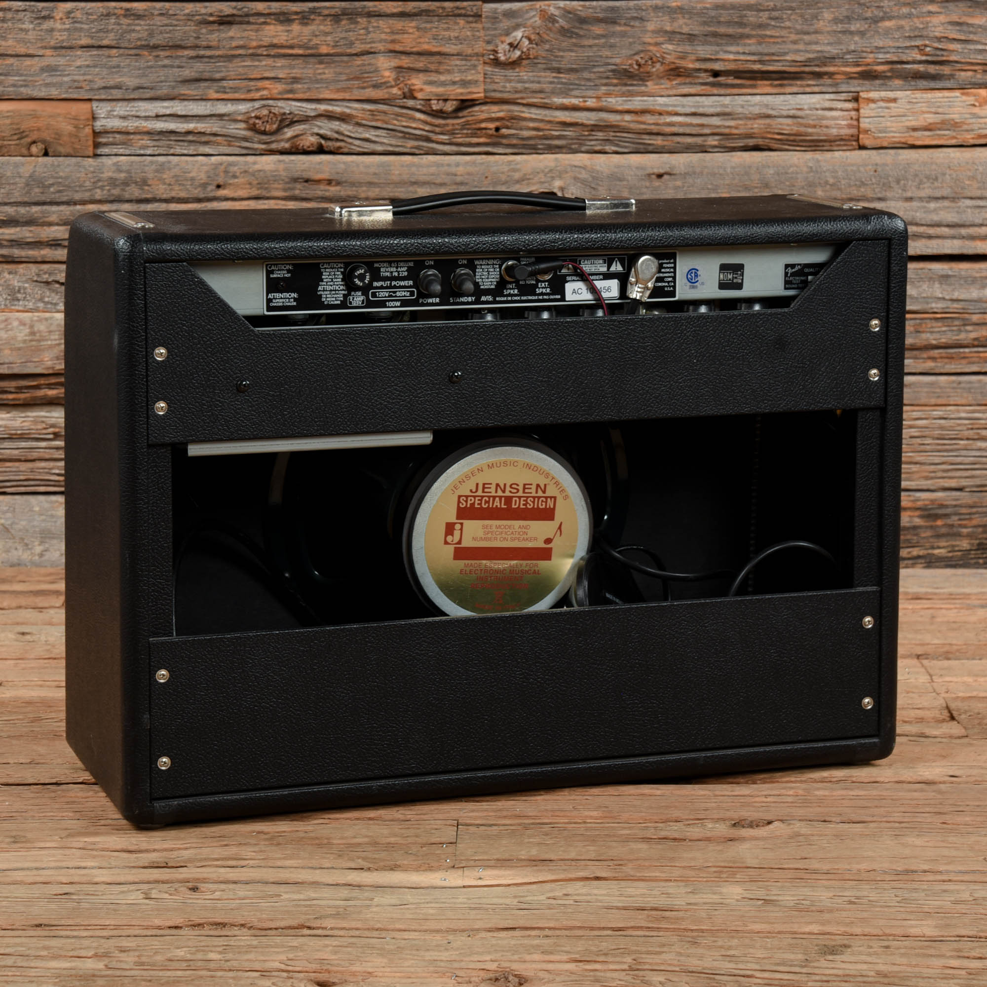 Fender '65 Deluxe Reverb Reissue 22-Watt 1x12" Guitar Combo Amp ...