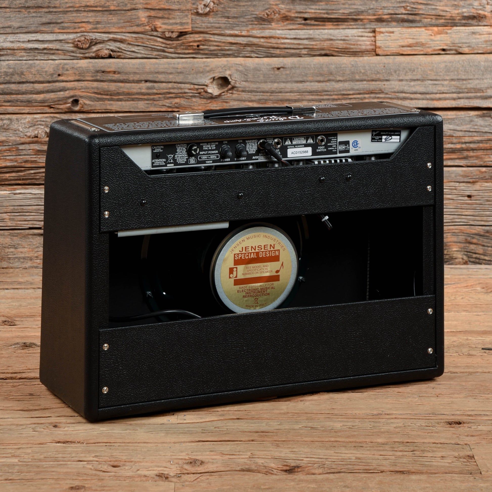 Fender '65 Deluxe Reverb Reissue 22-Watt 1x12" Guitar Combo – Chicago ...