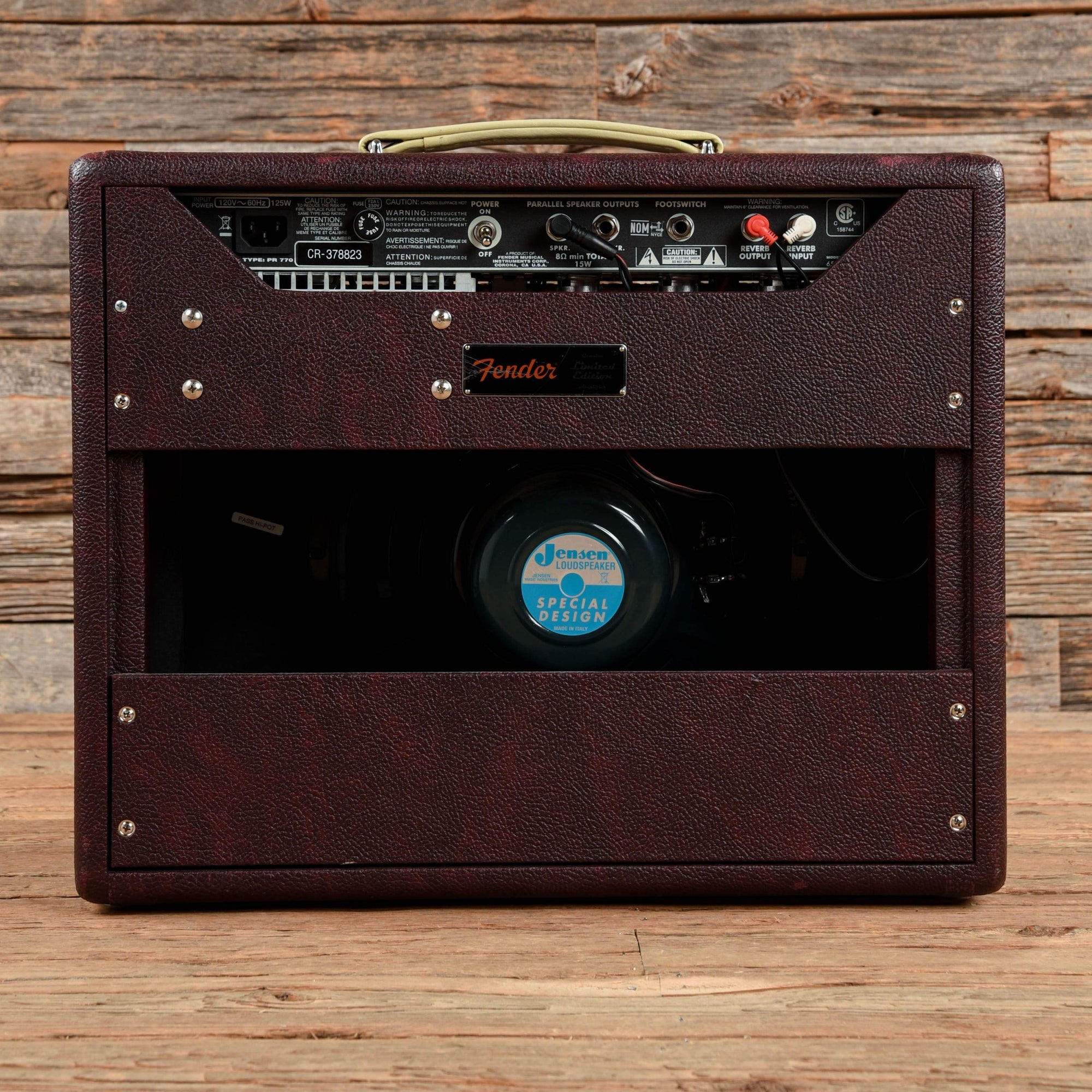 Fender '65 Princeton Reverb Reissue "Bordeaux Reserve" FSR Limited Edi ...