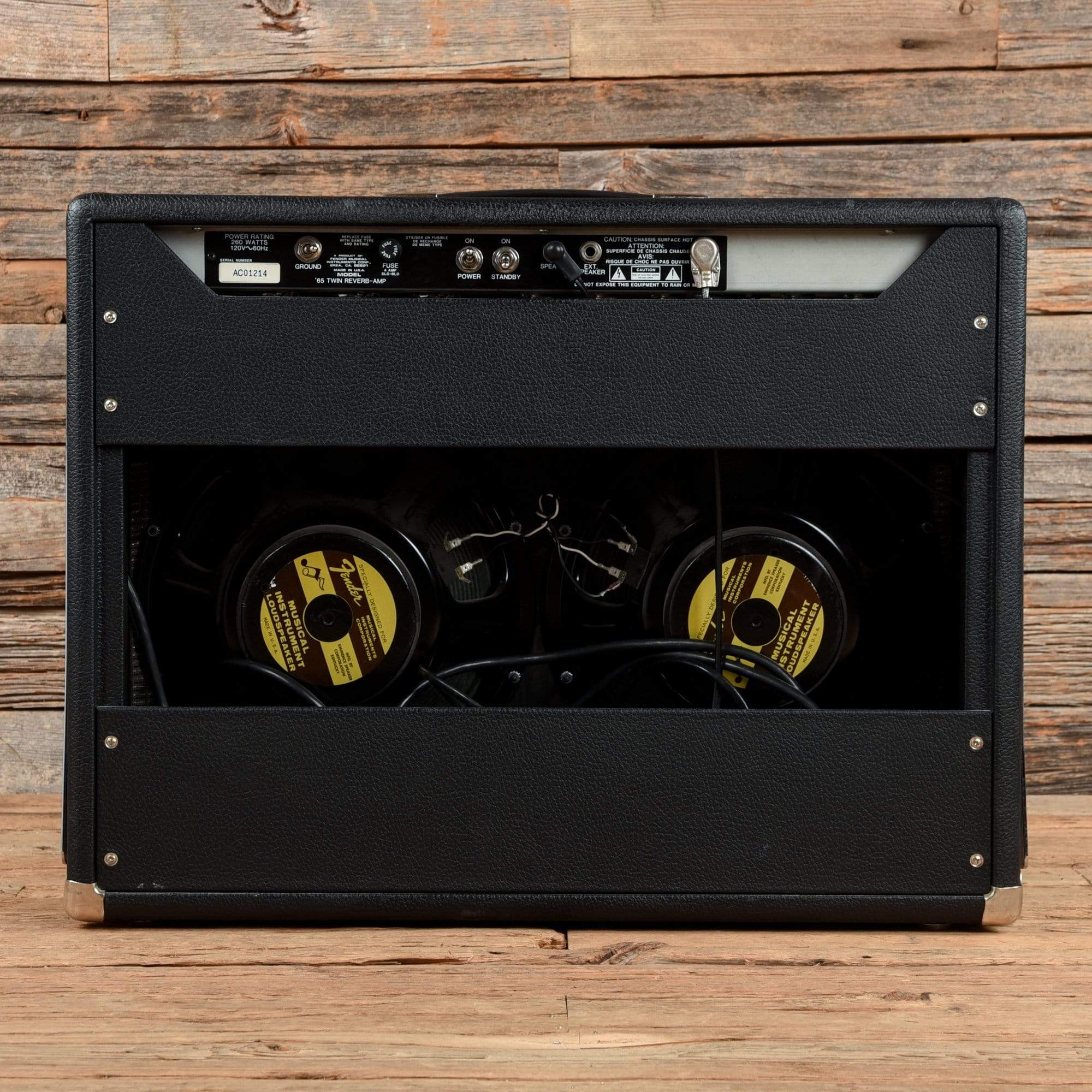 Fender '65 Twin Reverb Reissue 85-Watt 2x12" Guitar Combo – Chicago ...