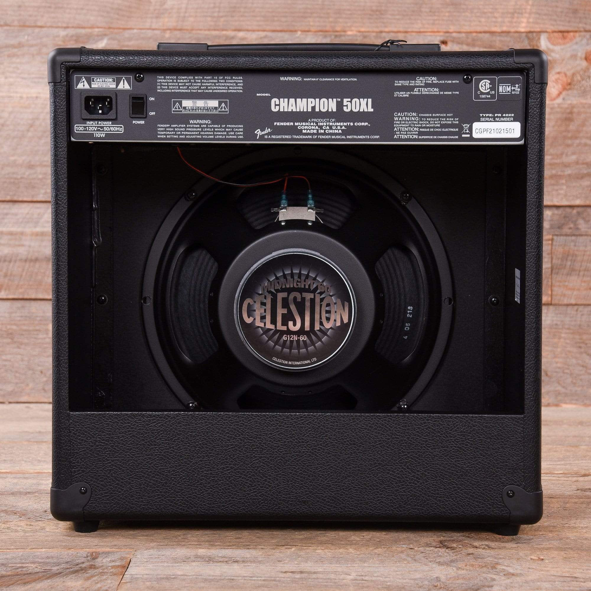 Fender Limited Champion 50XL 50W 1x12 Combo Black – Chicago Music Exchange