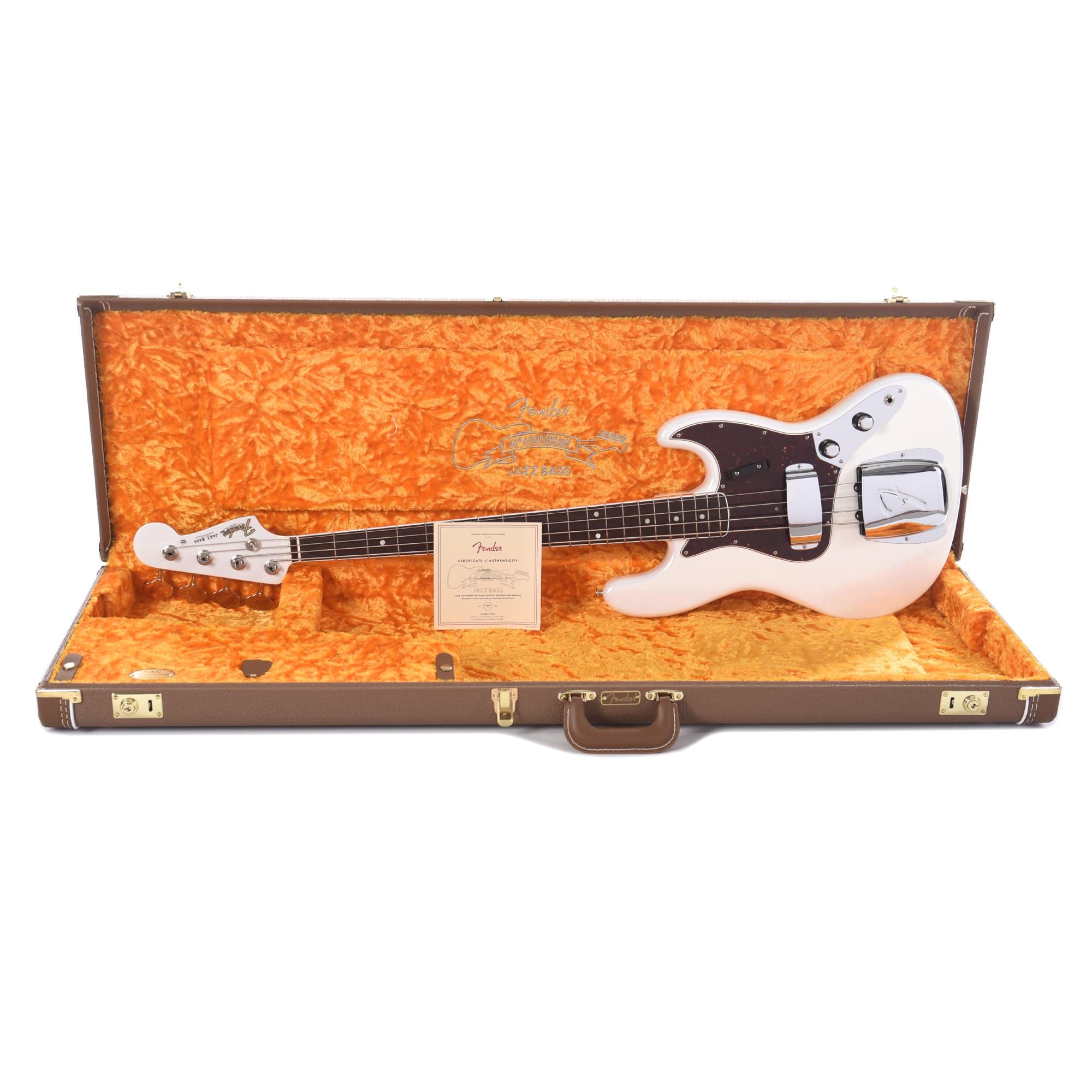 Fender 60th Anniversary '60s Jazz Bass Alpine White – Chicago Music ...