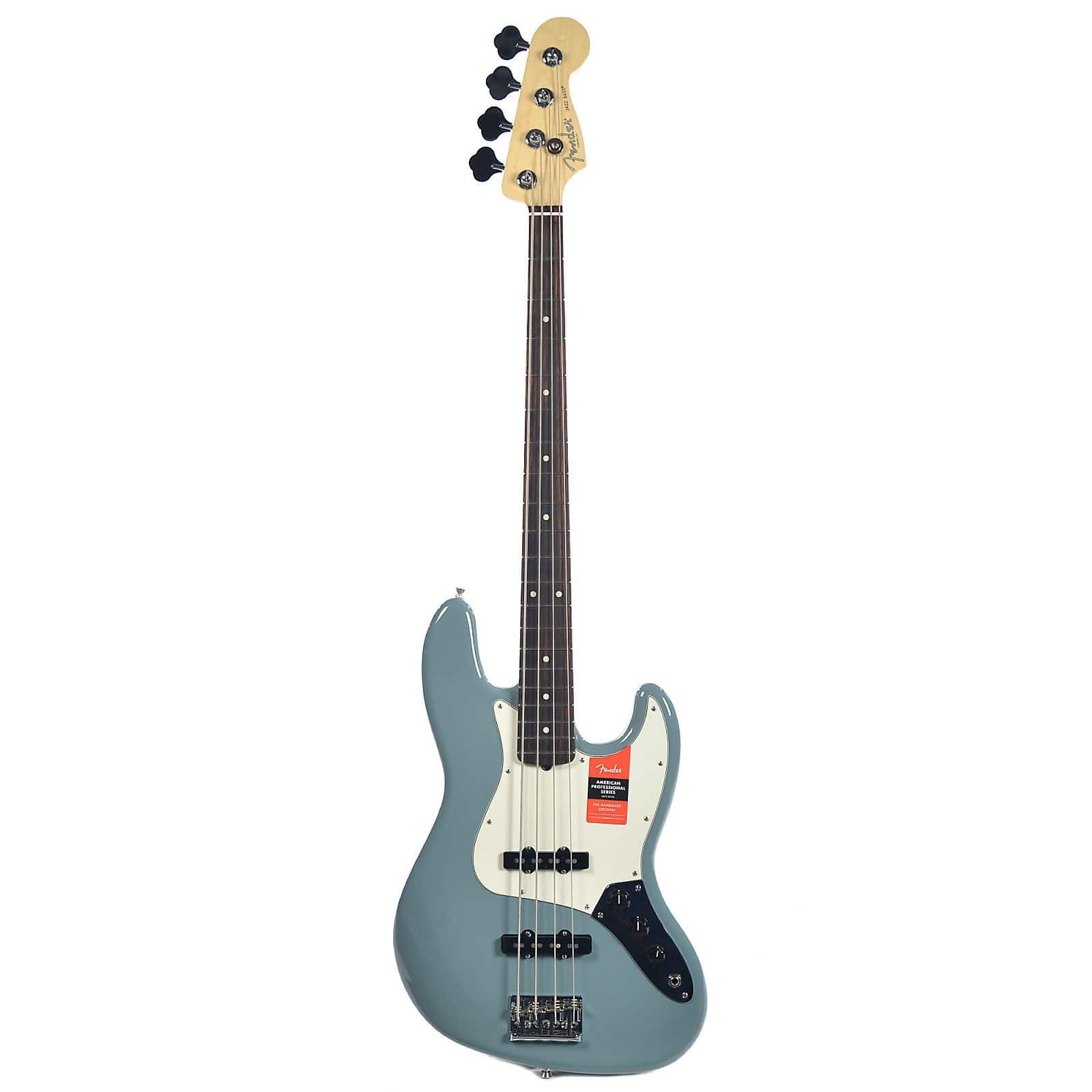 Fender American Pro Jazz Bass RW Sonic Gray – Chicago Music Exchange