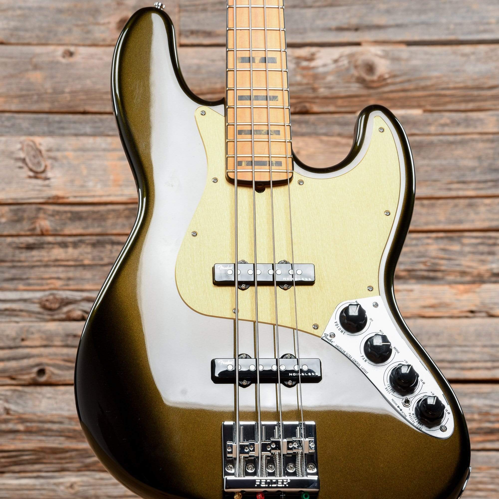 Fender American Ultra Jazz Bass Texas Tea 2020 – Chicago Music Exchange