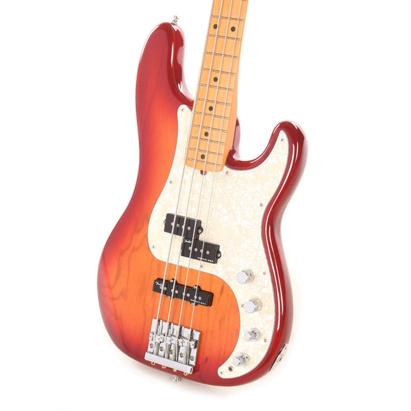 Fender American Ultra Precision Bass Plasma Red Burst – Chicago Music ...