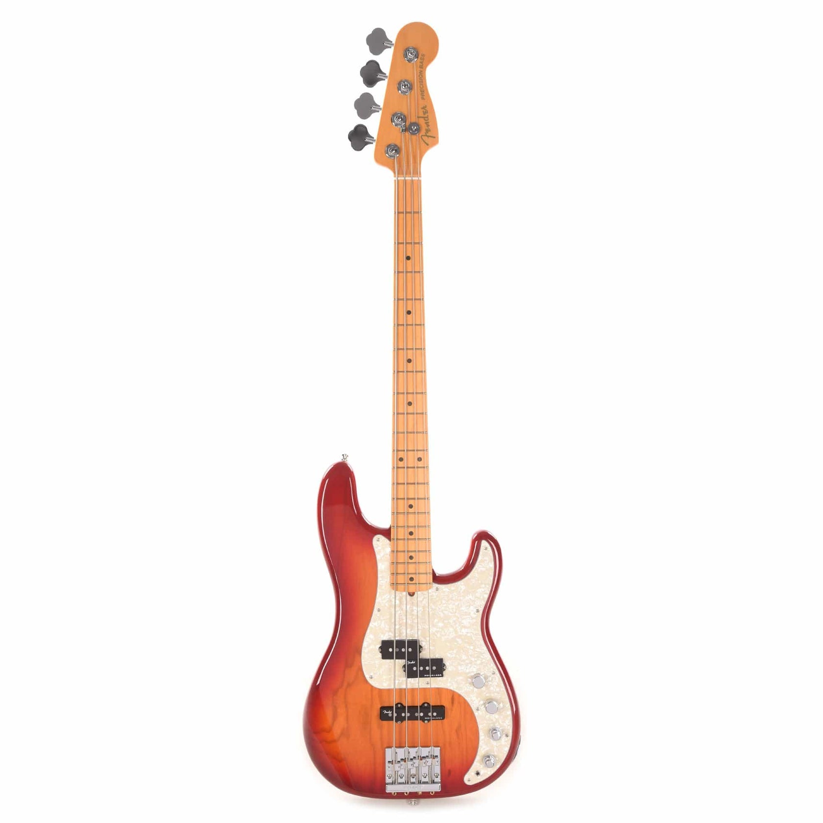 Fender American Ultra Precision Bass Plasma Red Burst – Chicago Music ...