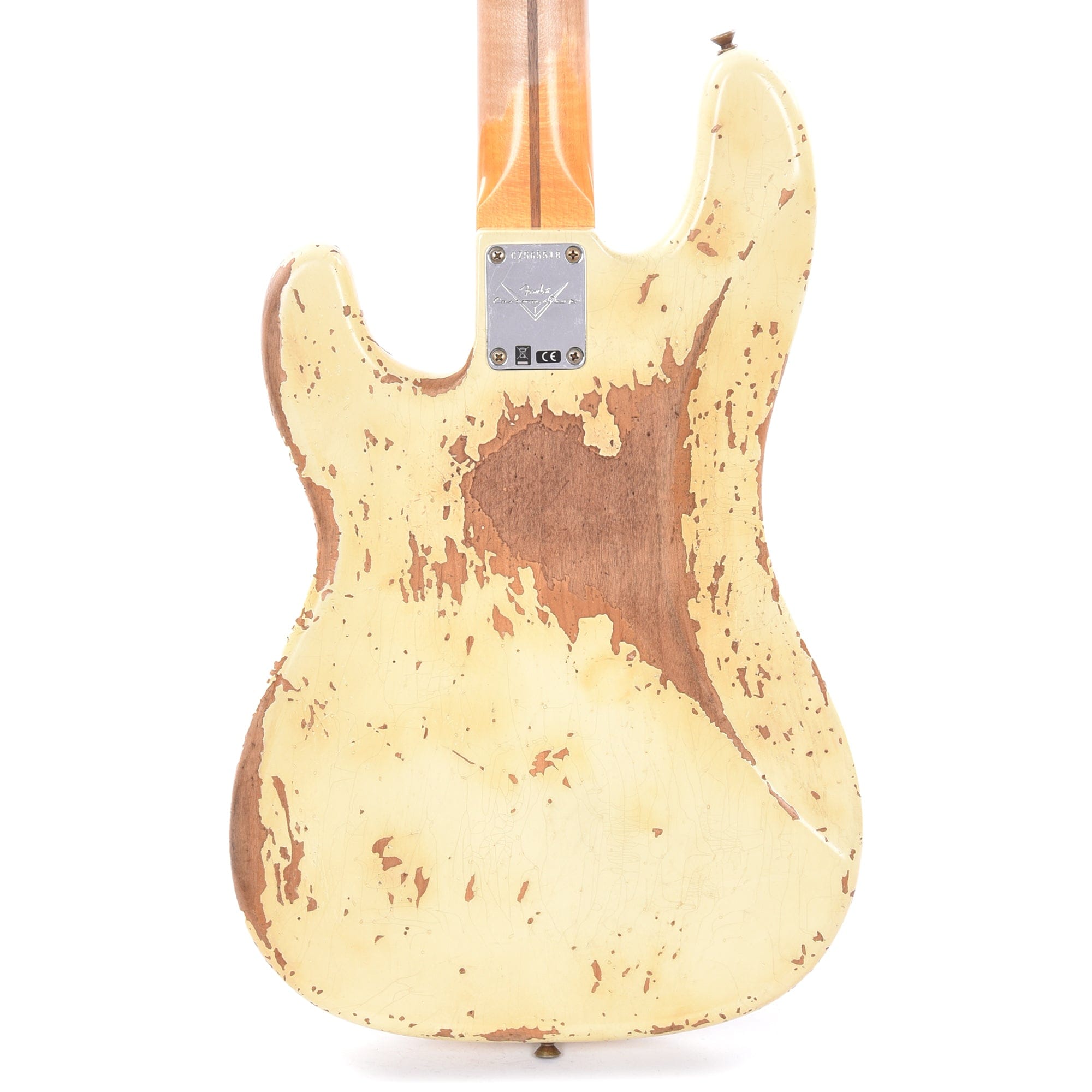 Fender Custom Shop 1958 Precision Bass Heavy Relic Vintage White – Chicago Music Exchange