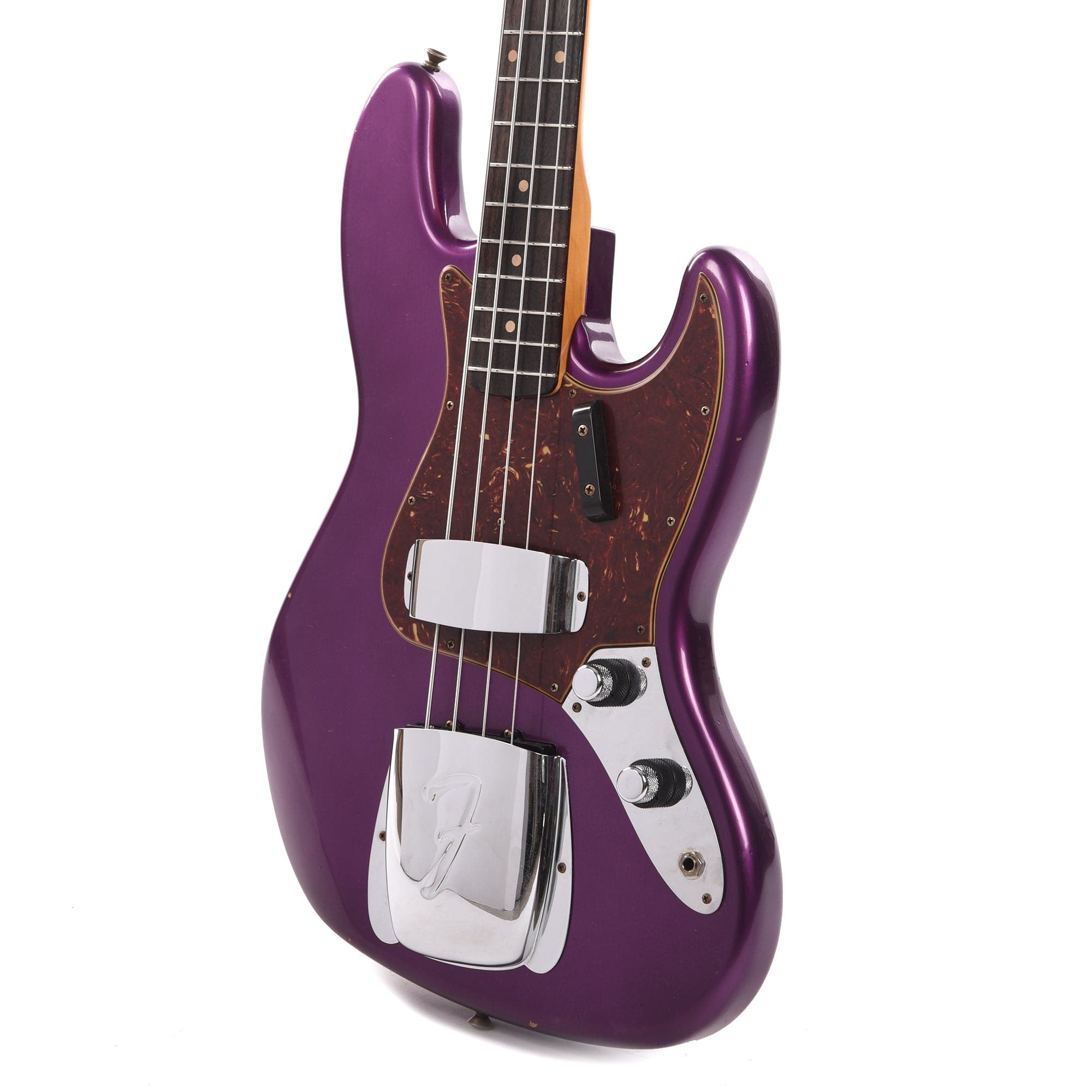 Fender Custom Shop 1960 Jazz Bass Journeyman Faded Midnight Purple w/P ...