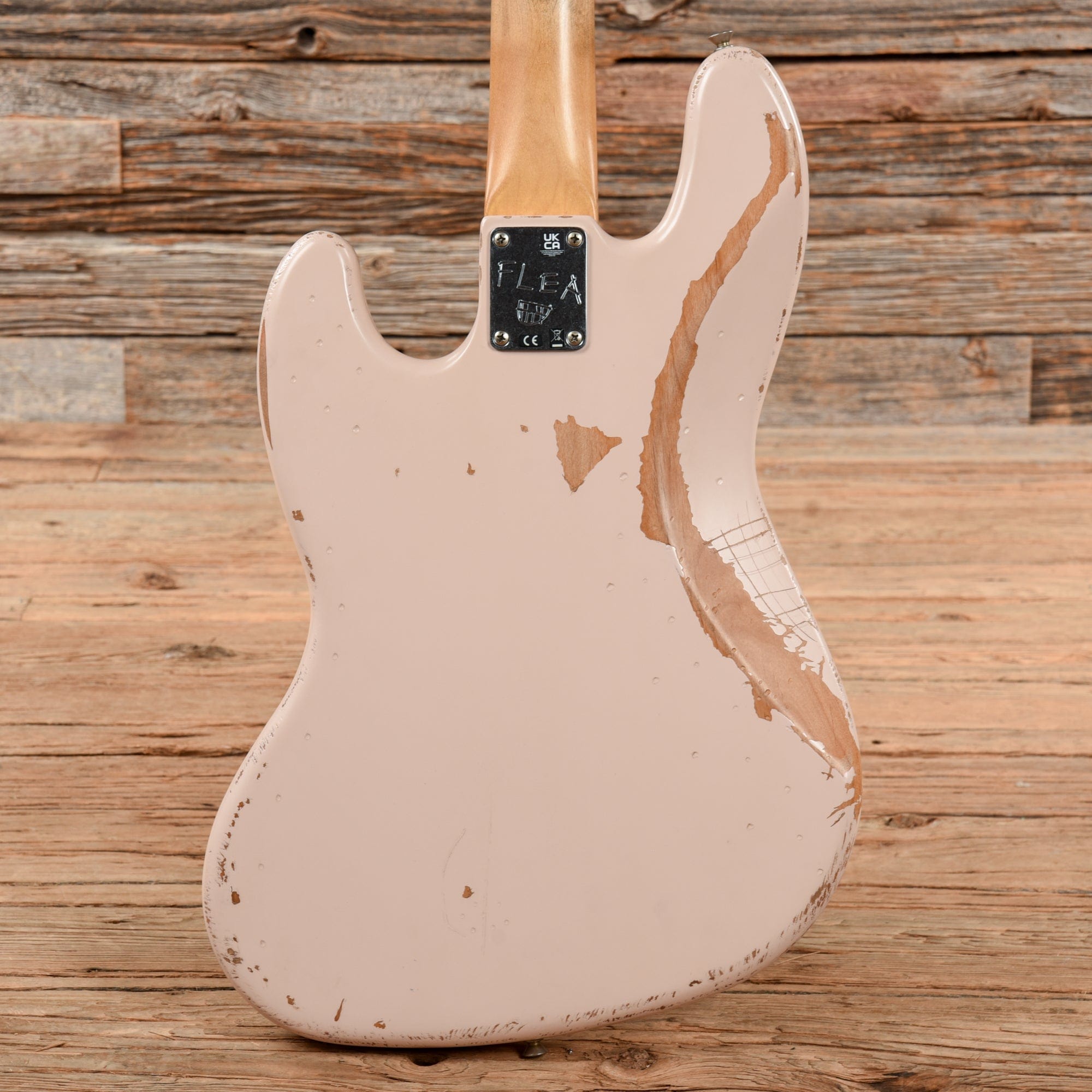 Fender Flea Artist Series Road Worn Signature Jazz Bass Shell Pink 202 ...
