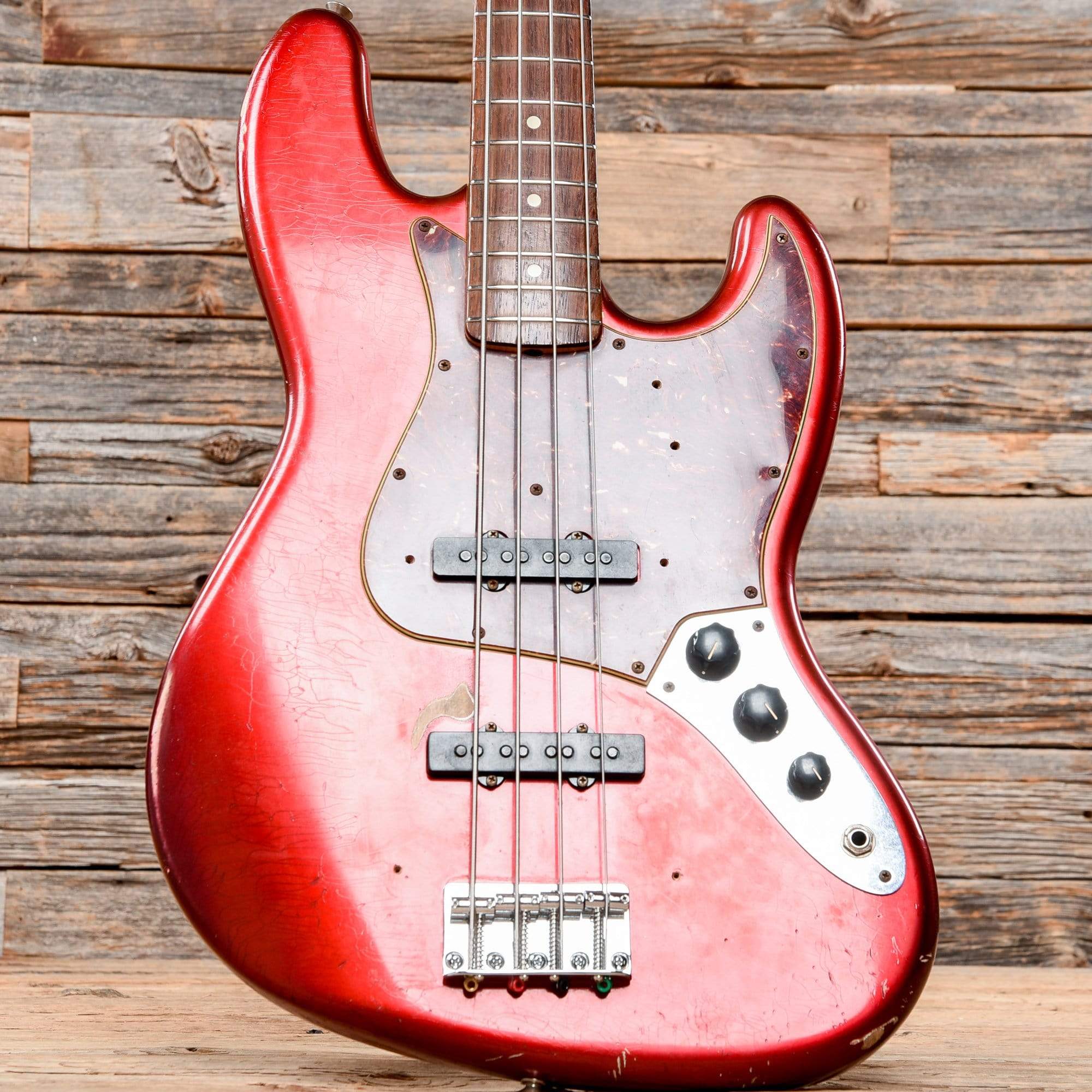 Fender Jazz Bass Faded Candy Apple Red 2011 – Chicago Music Exchange