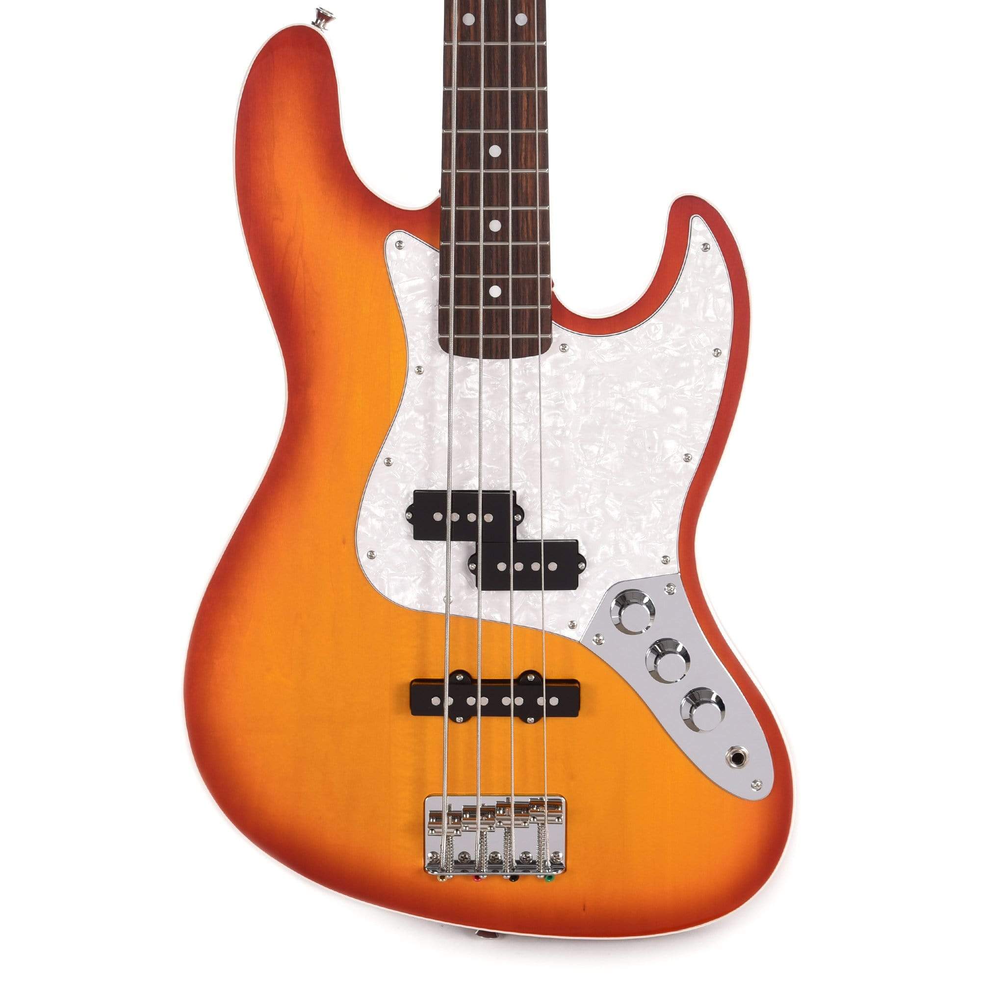 Fender MIJ FSR Aerodyne Jazz Bass Sienna Sunburst – Chicago Music Exchange