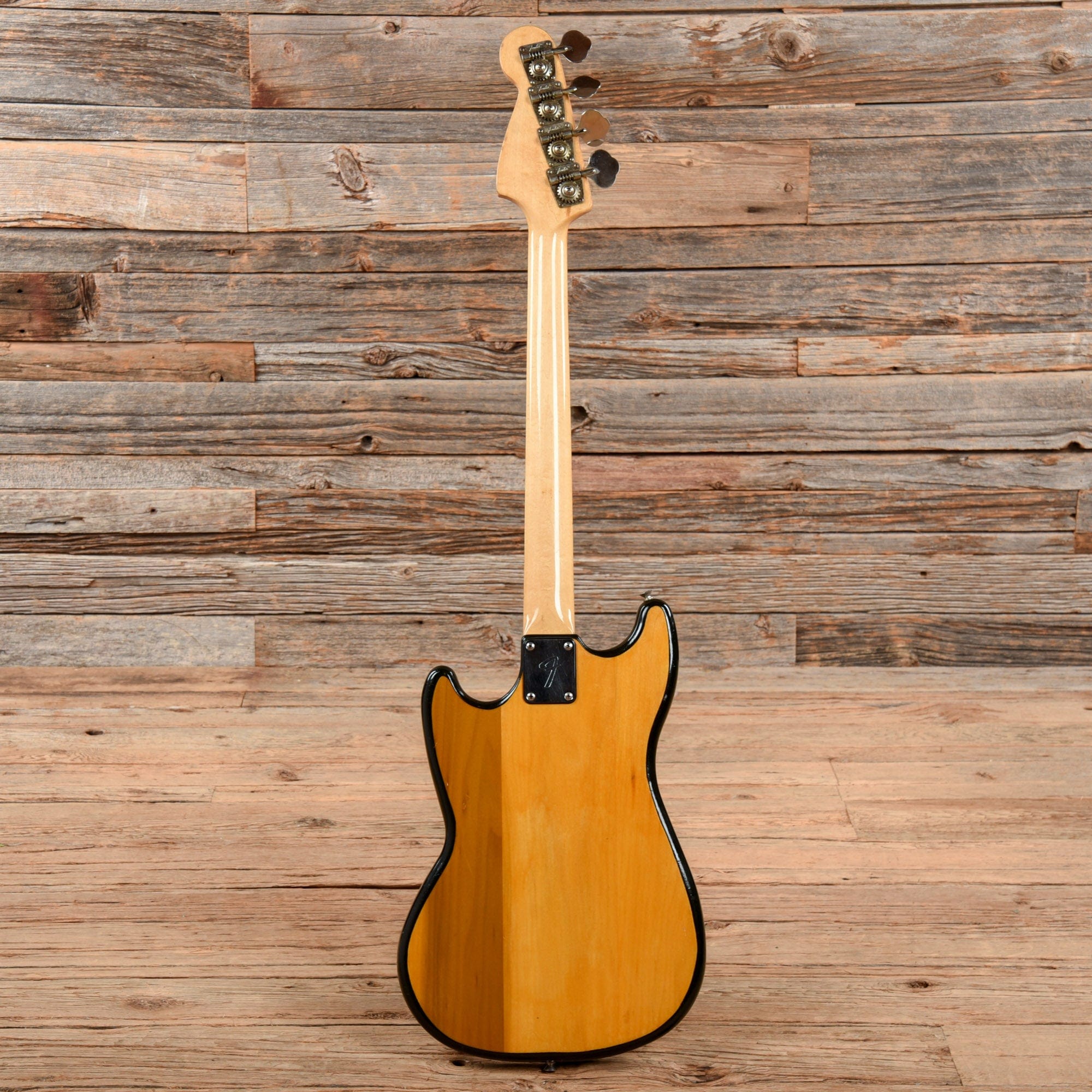 Fender Musicmaster Bass Natural Refin 1978 – Chicago Music Exchange