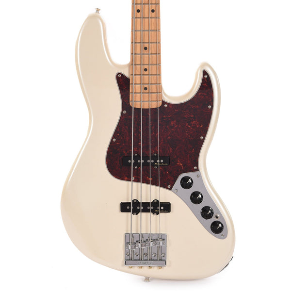 Fender Player Plus Active Jazz Bass Olympic Pearl – Chicago Music Exchange