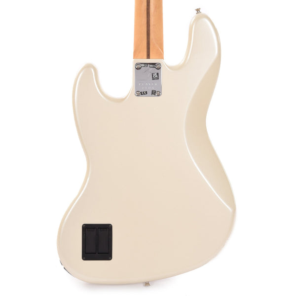 Fender Player Plus Active Jazz Bass Olympic Pearl – Chicago Music Exchange