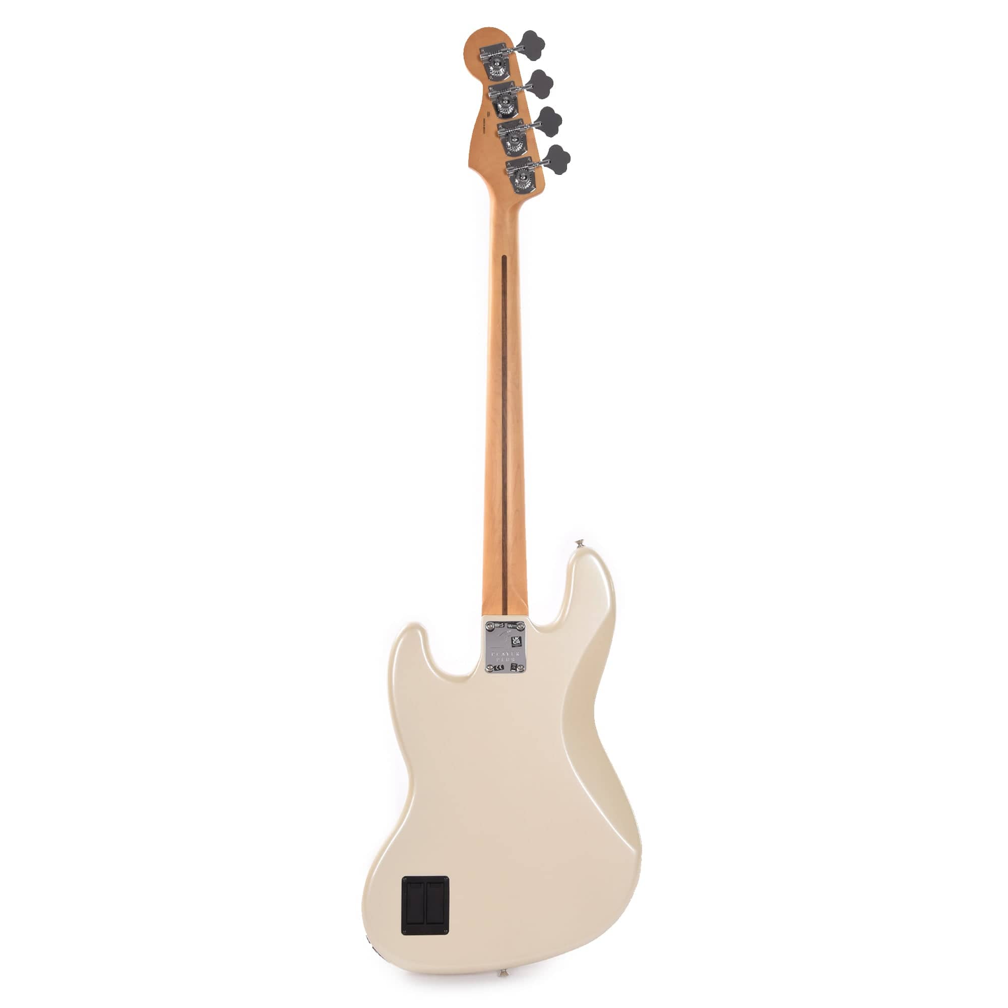 Fender Player Plus Active Jazz Bass Olympic Pearl – Chicago Music Exchange