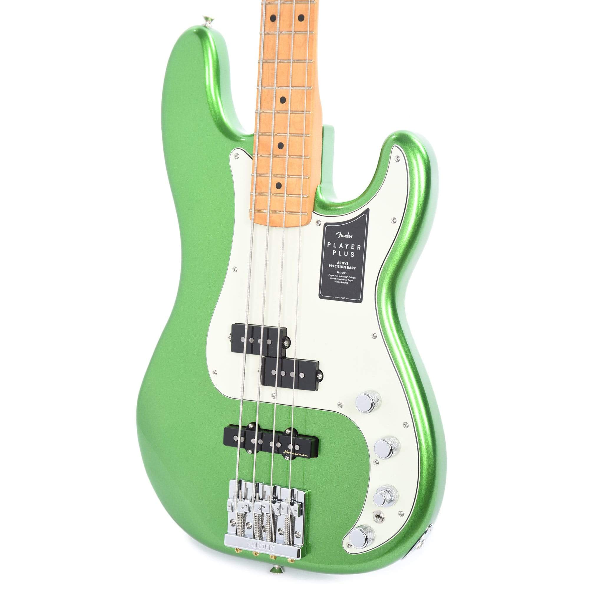Fender Player Plus Active Precision Bass Cosmic Jade – Chicago Music ...