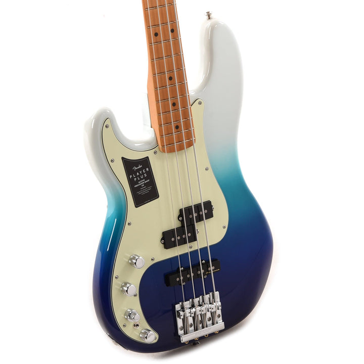Fender Player Plus Precision Bass Belair Blue LEFTY – Chicago Music ...
