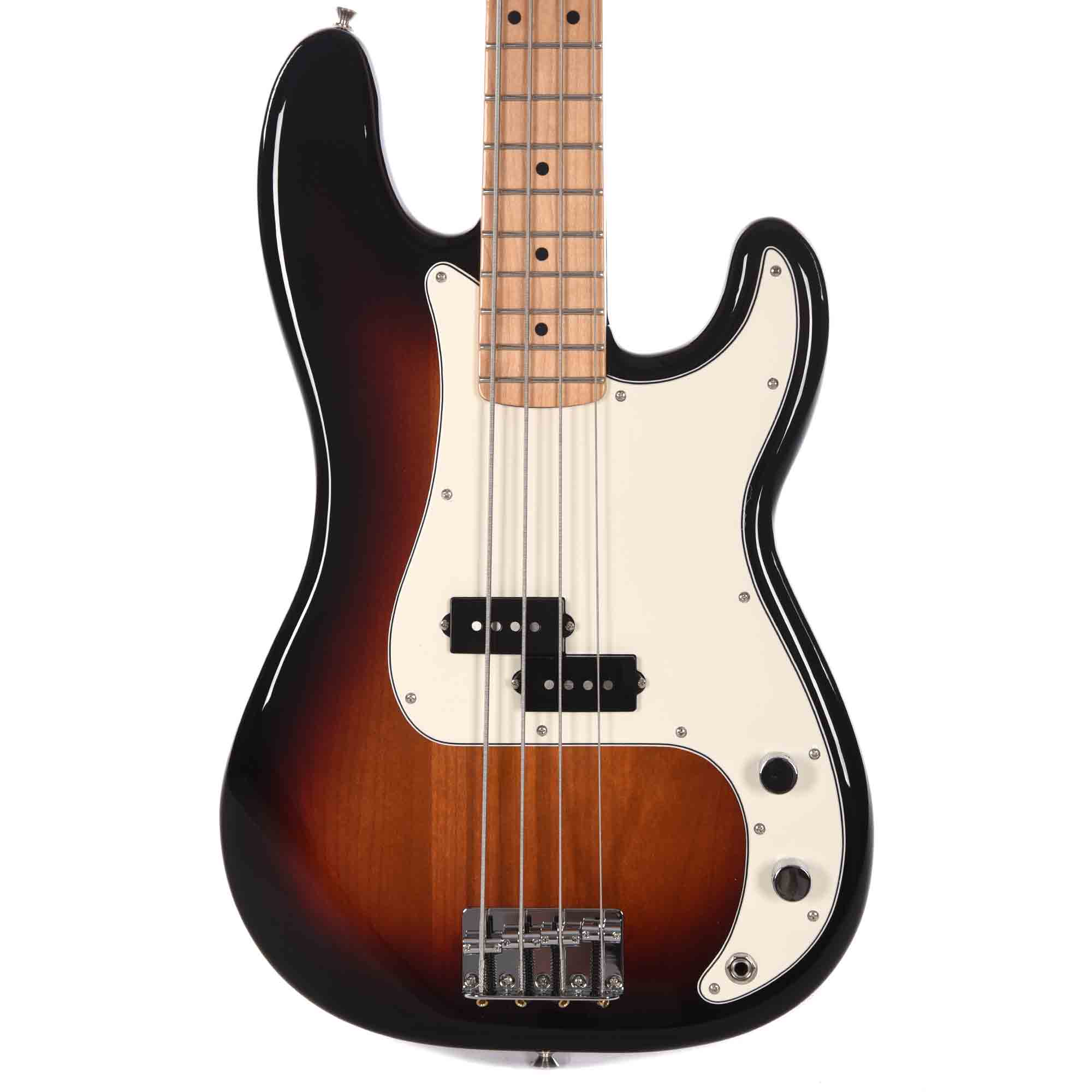 Fender Player Precision Bass 3-Color Sunburst Bundle w/Fender Gig Bag ...
