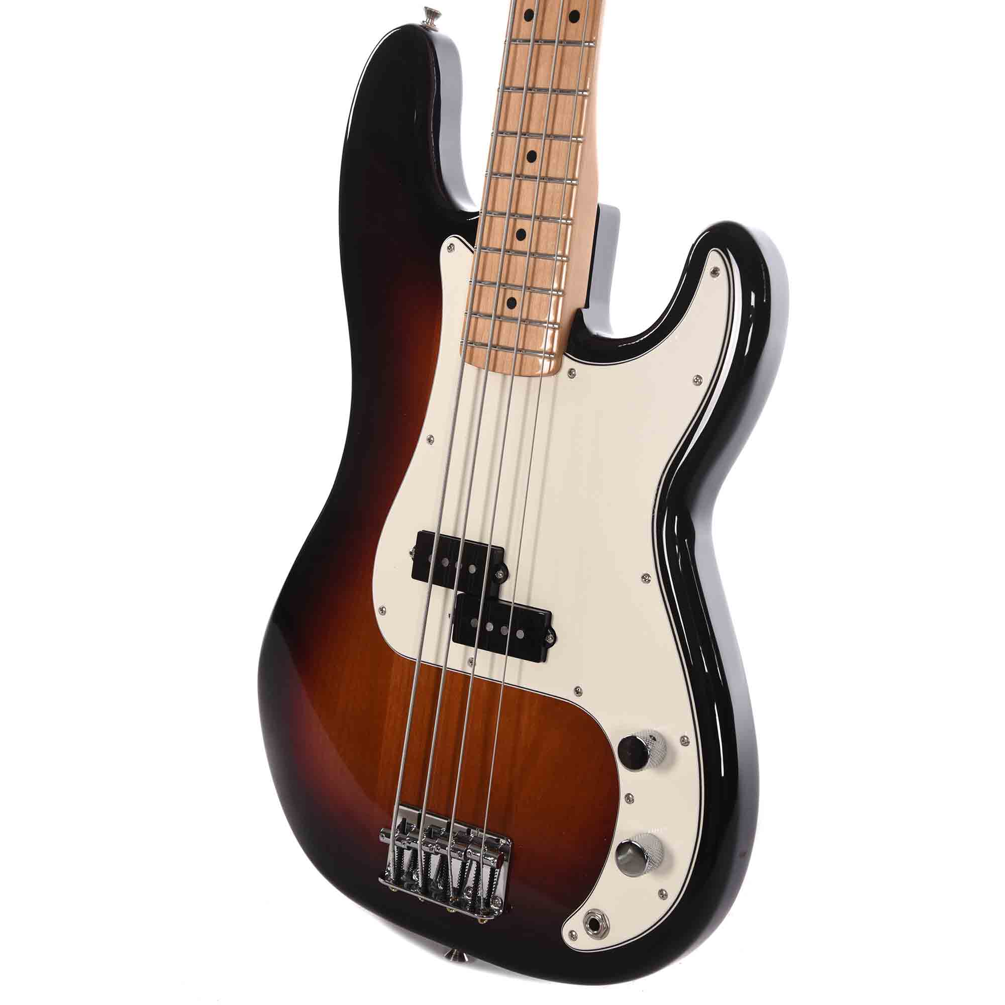 Fender Player Precision Bass 3-Color Sunburst Bundle w/Fender Gig Bag ...