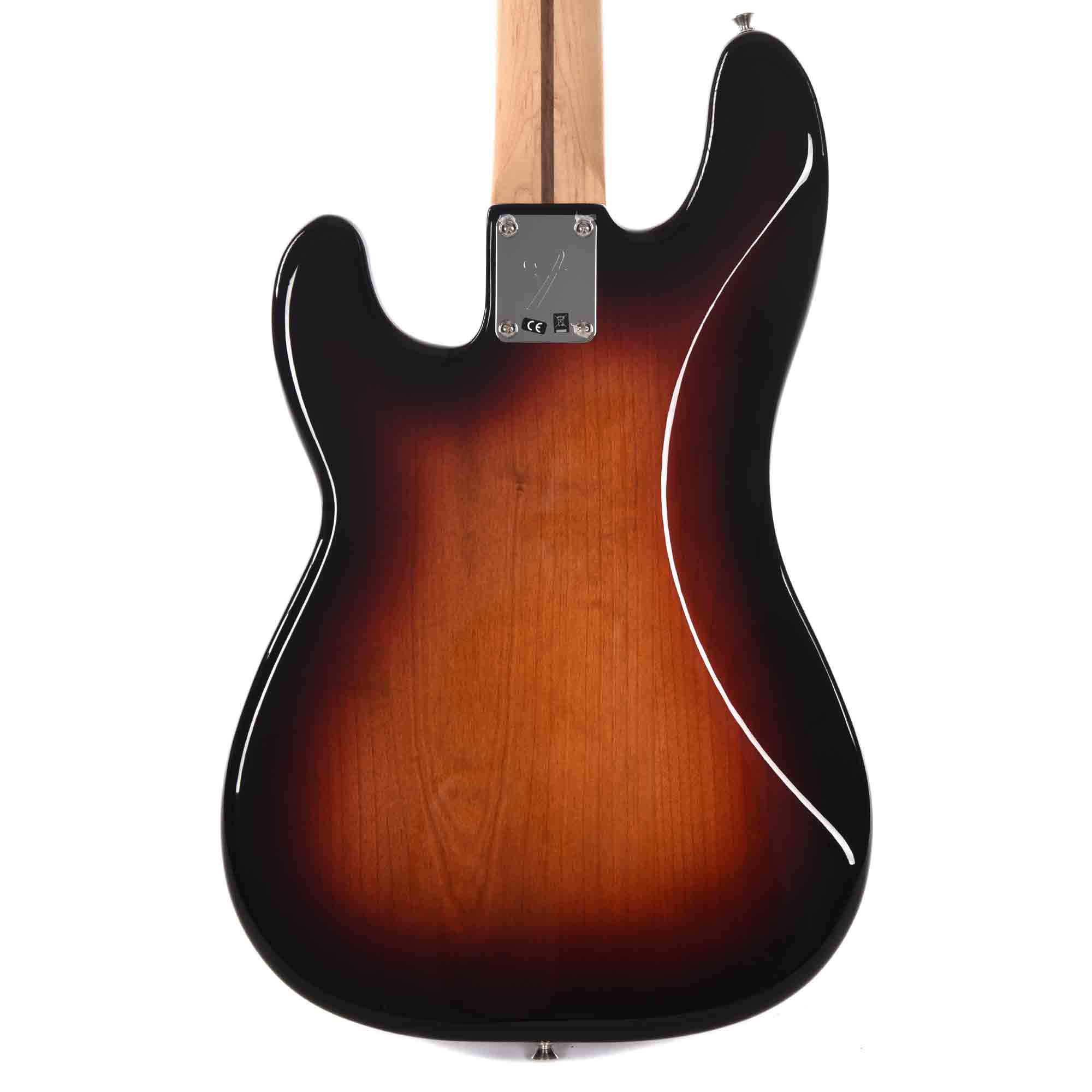 Fender Player Precision Bass 3-Color Sunburst Bundle w/Fender Gig Bag ...