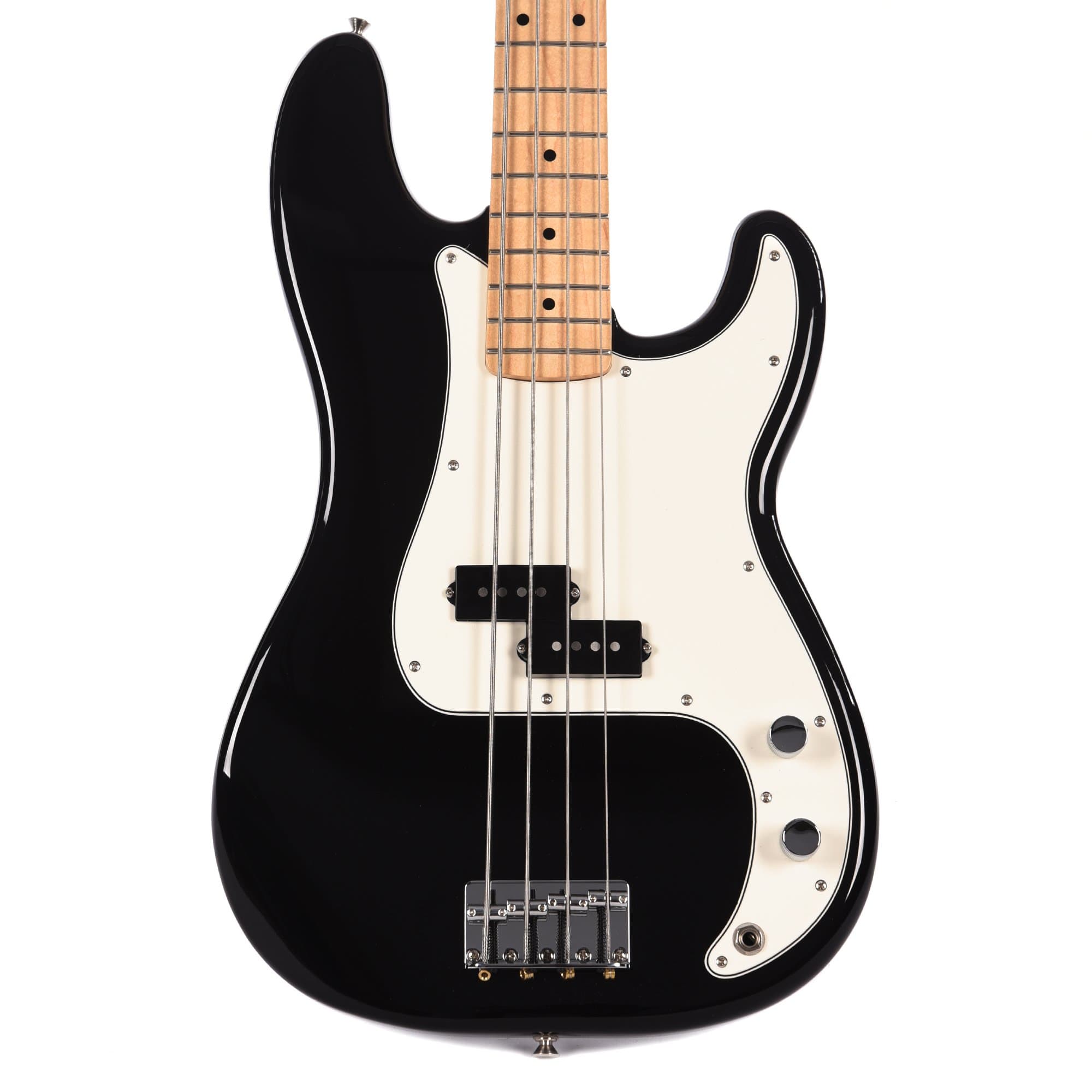 Fender Player Precision Bass Black Bundle w/Fender Gig Bag, Stand, Cab ...
