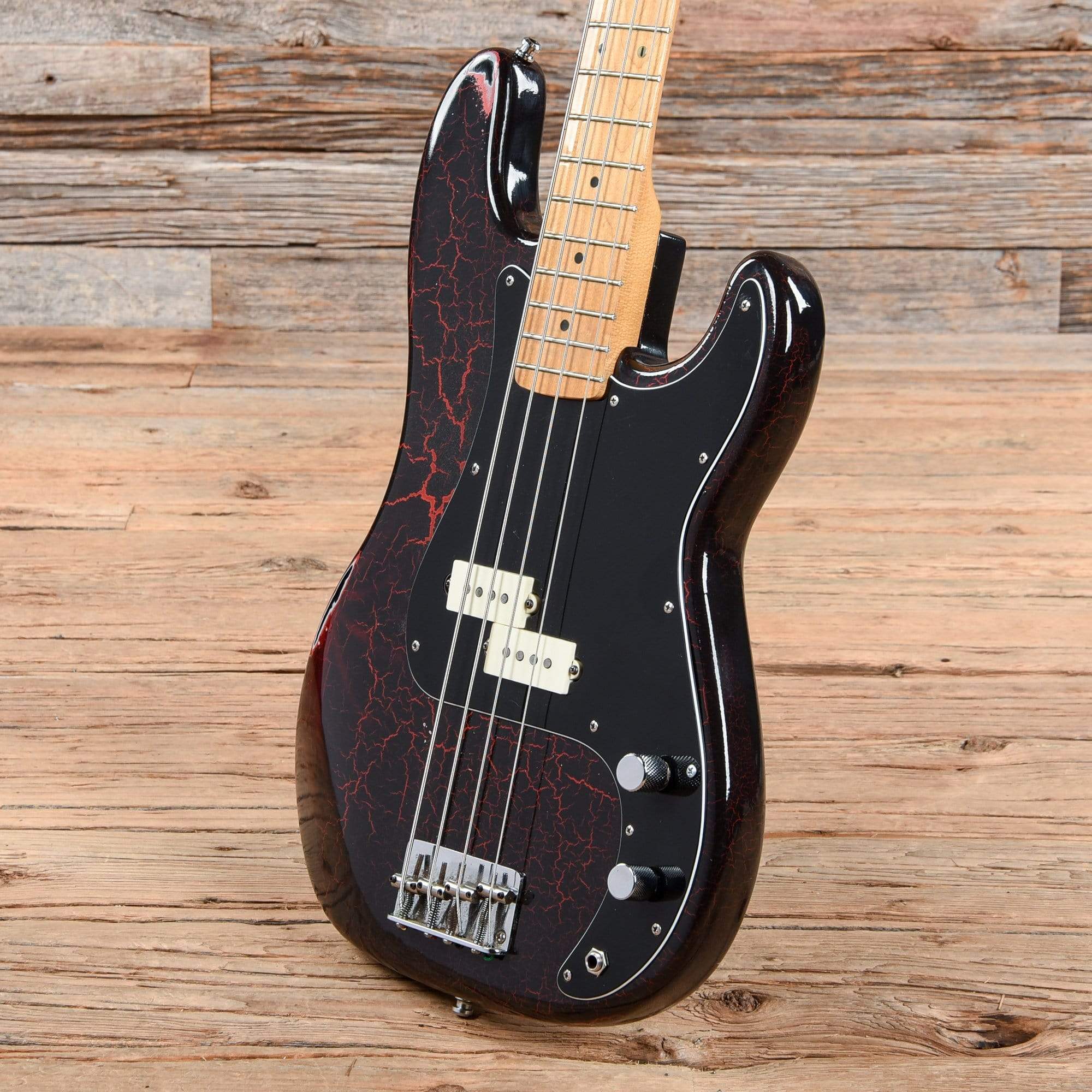 Fender Precision Bass Red Crackle Refin 1985 – Chicago Music Exchange