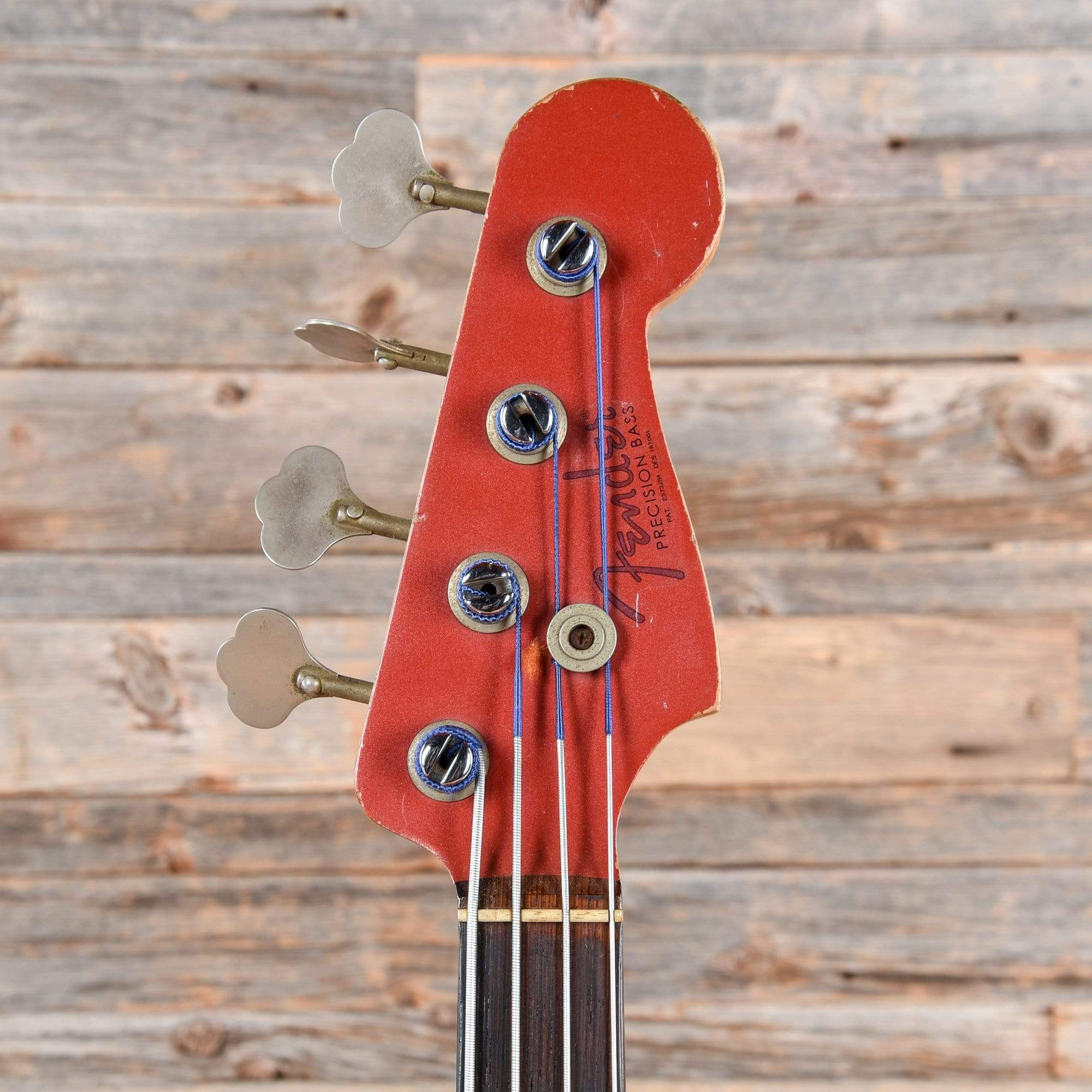 Fender Precision Bass Red Refin 1961 – Chicago Music Exchange